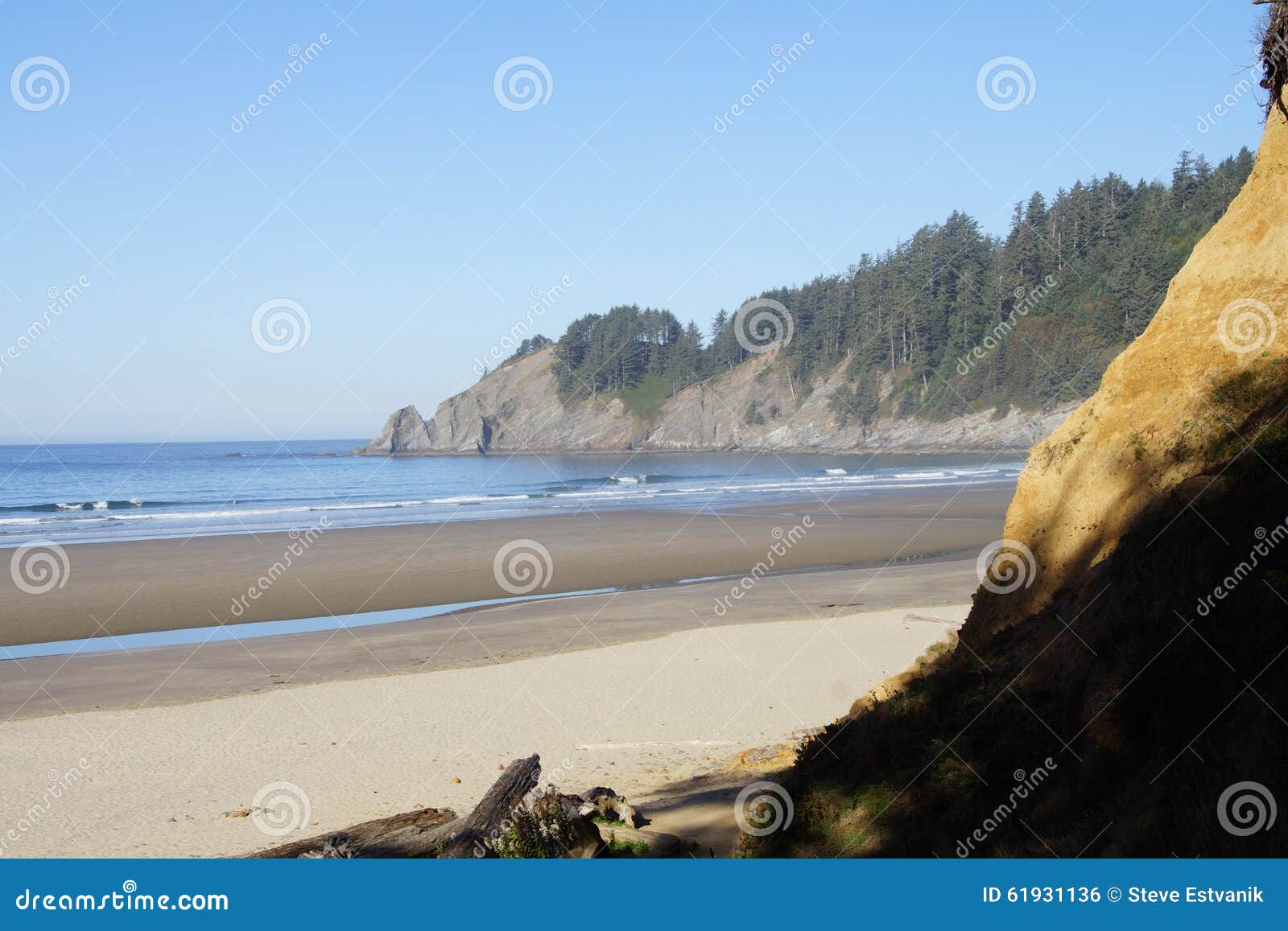 Short Sands beach stock photo. Image of bluff, west, ocean - 61931136