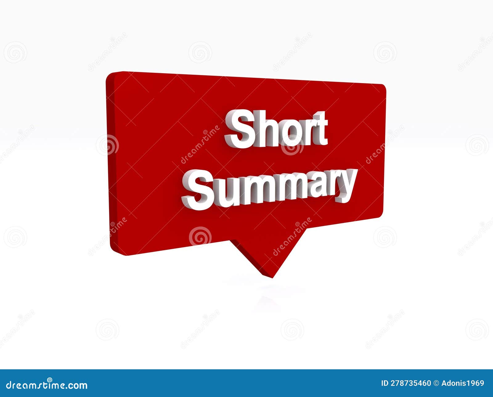 Short Summary - Comprehensive And Usually Brief Abstract ...