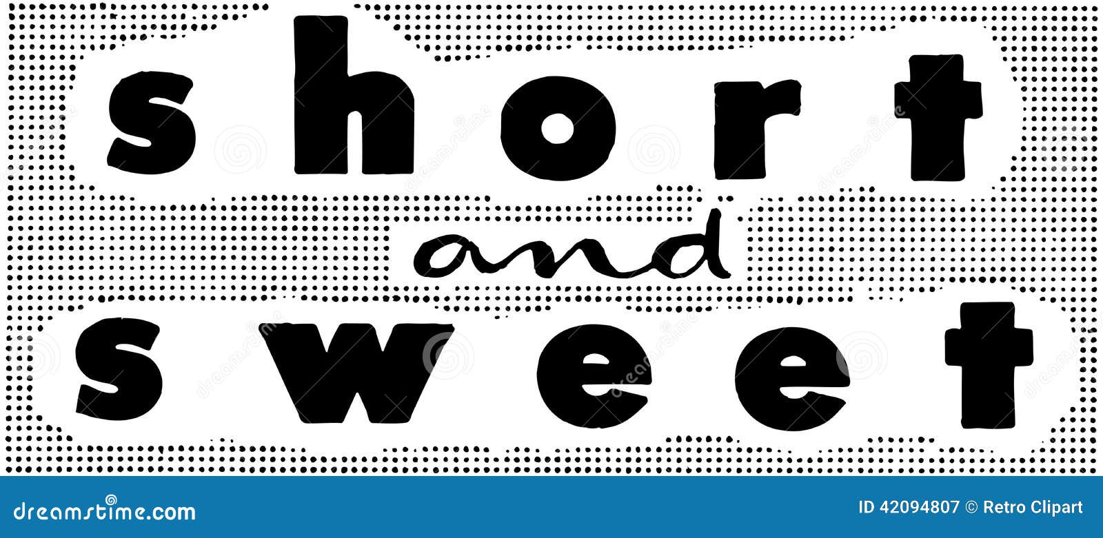 Short and Sweet stock vector. Illustration of trunks - 42094807