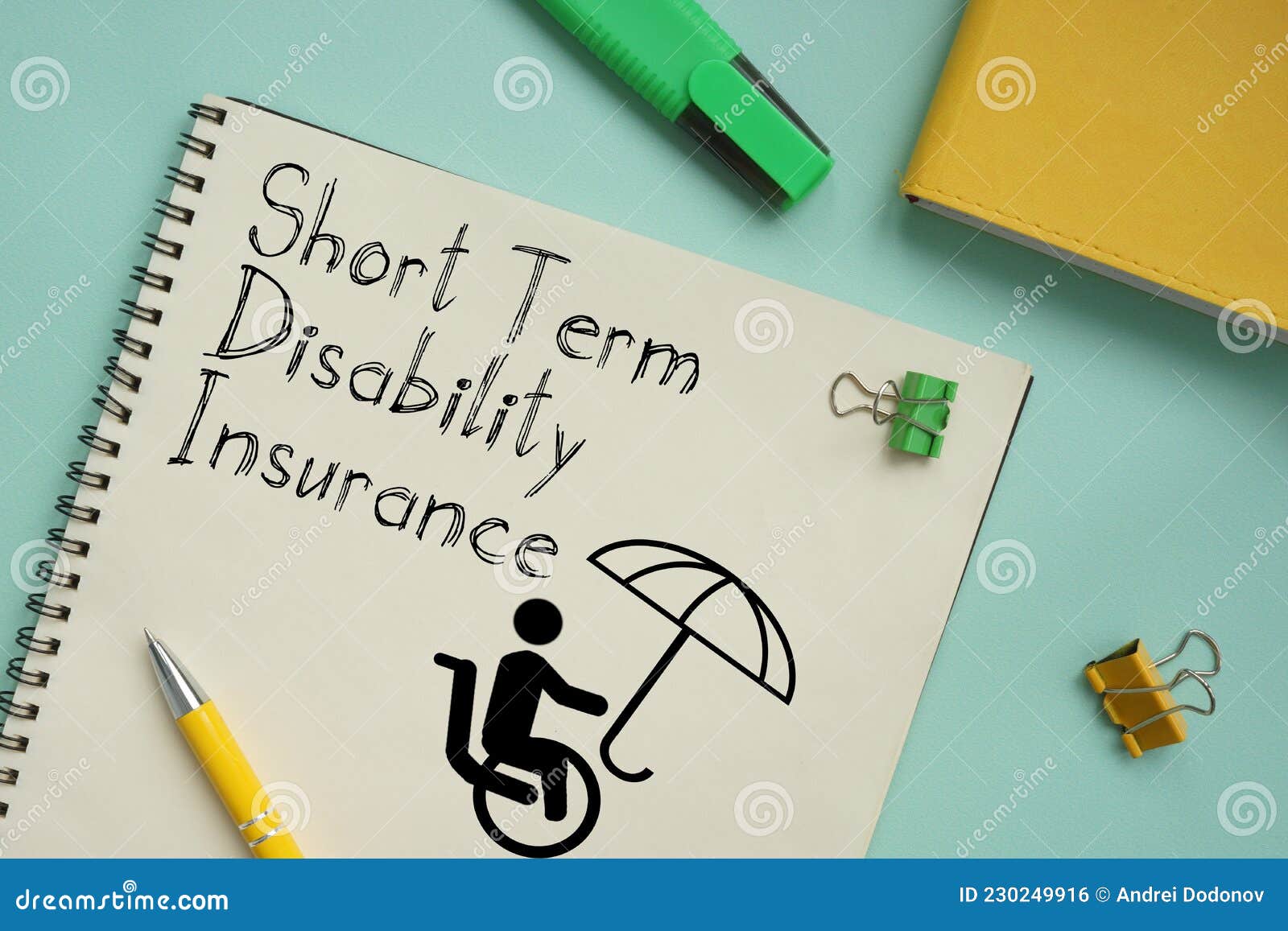 Short Term Disability Insurance is Shown on the Business Photo Using ...