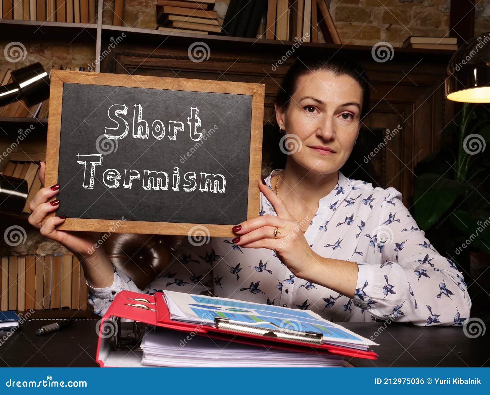 Short Termism Inscription on Chalkboard Stock Photo - Image of business ...