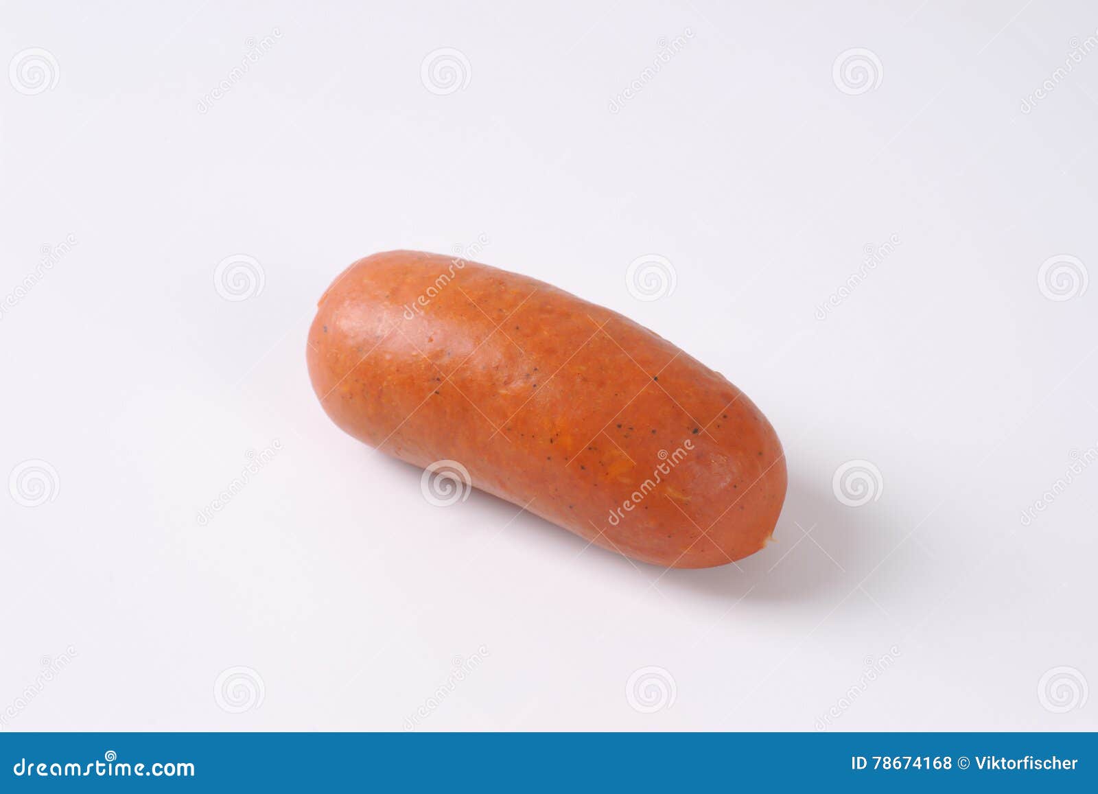 Short thick sausage stock photo. Image of junk, meat - 78674168