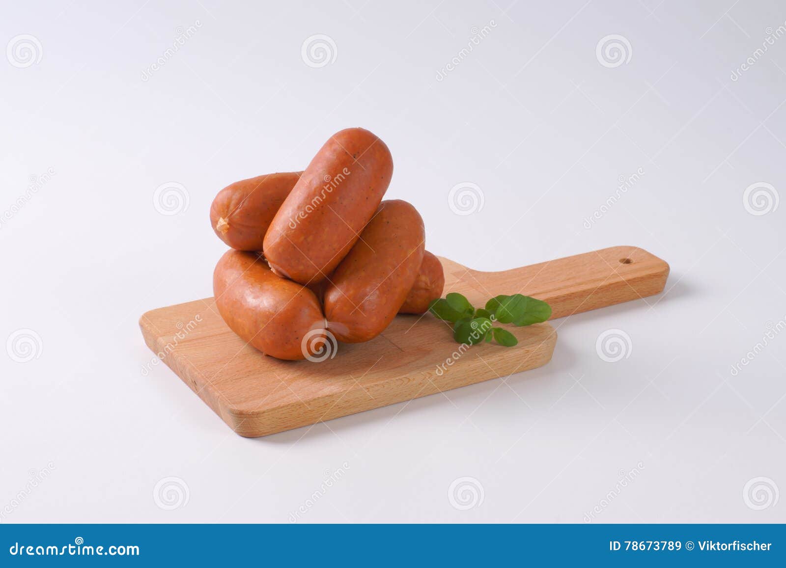 Short thick sausages stock image. Image of pile, bratwurst - 78673789