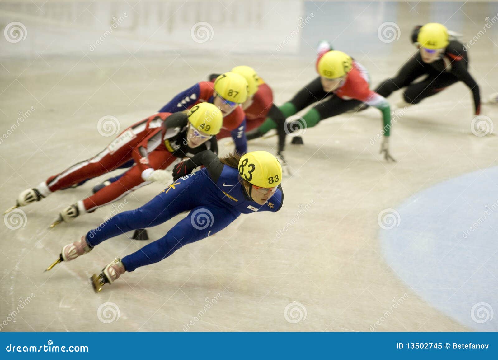 Short Track editorial image. Image of indoors, fast, skating - 13502745