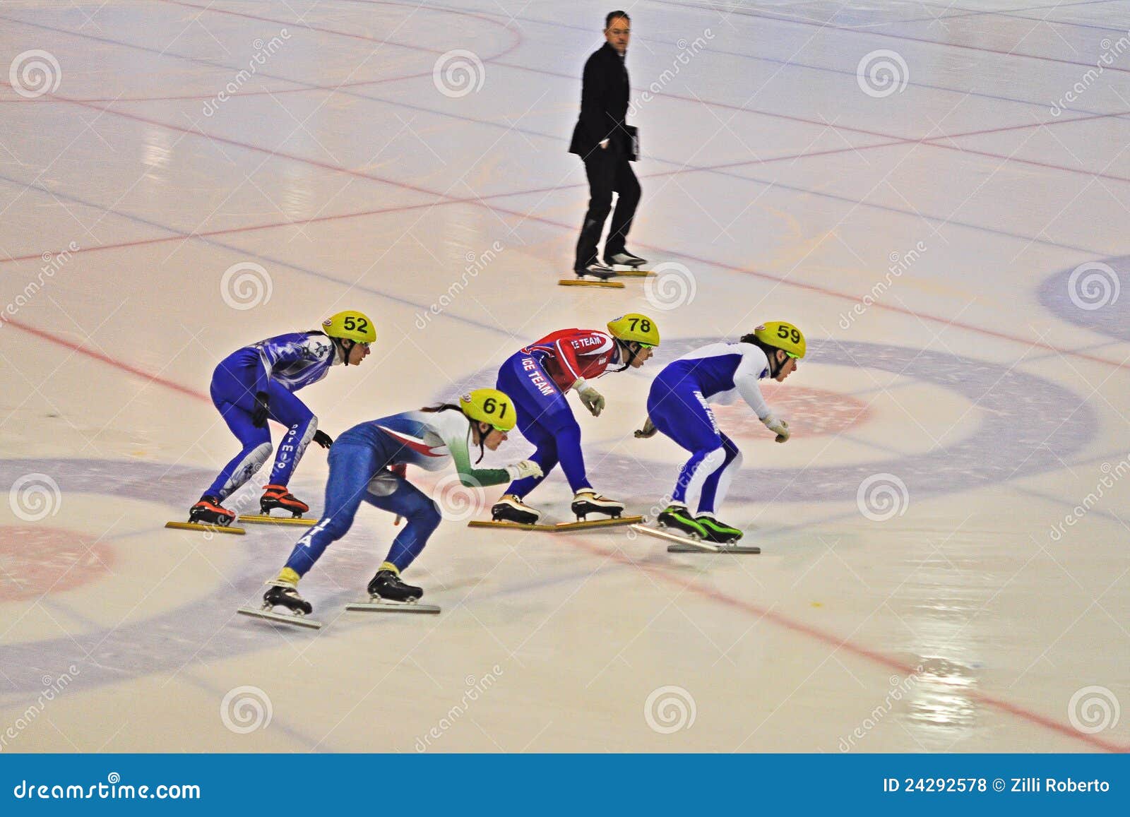 Short Track 2012 in Turin. Italy Editorial Stock Photo - Image of ...