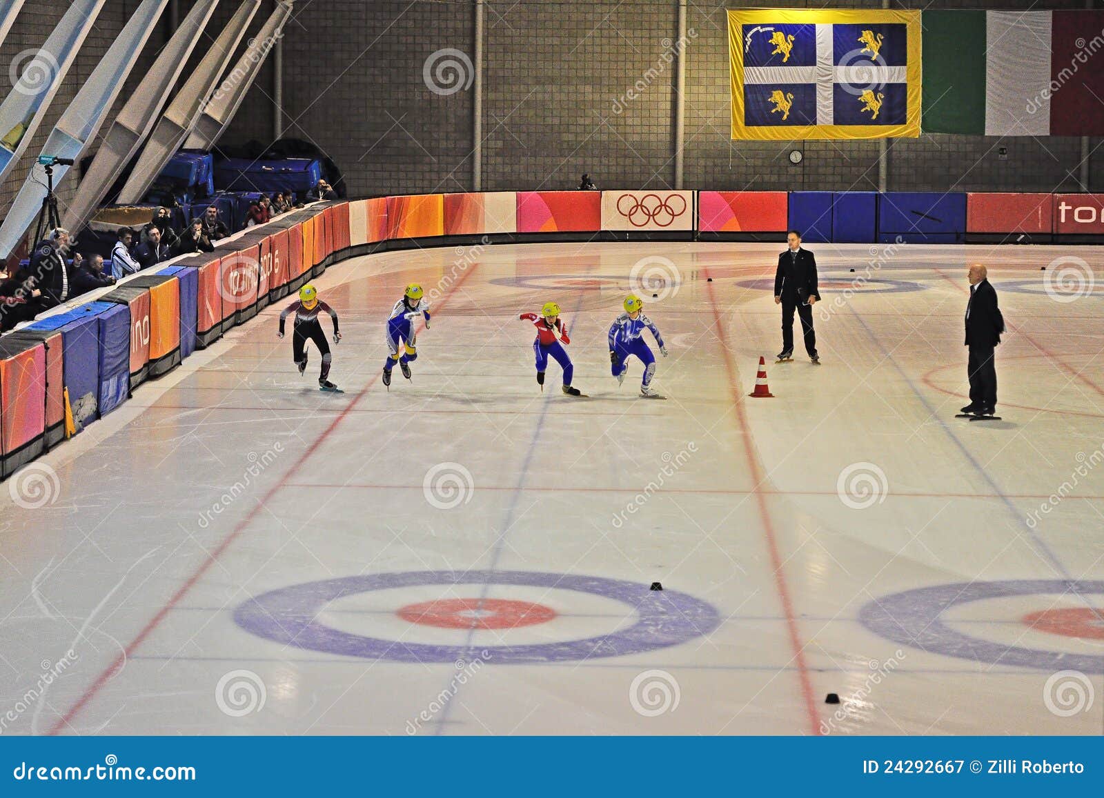 Short Track 2012 in Turin. Italy Editorial Photography - Image of ...