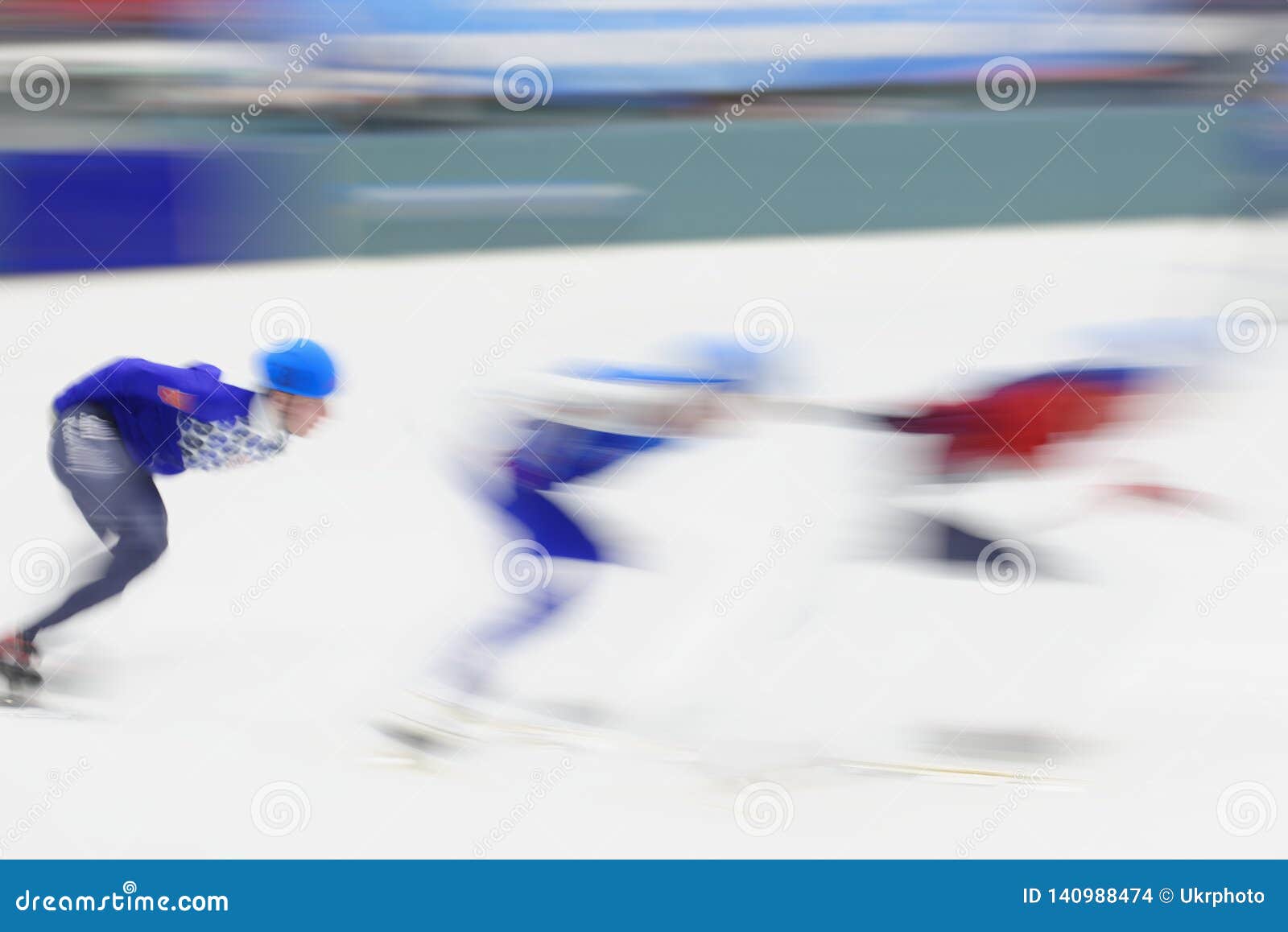 Short Track Speed Skating Competitions Stock Photo - Image of speed ...
