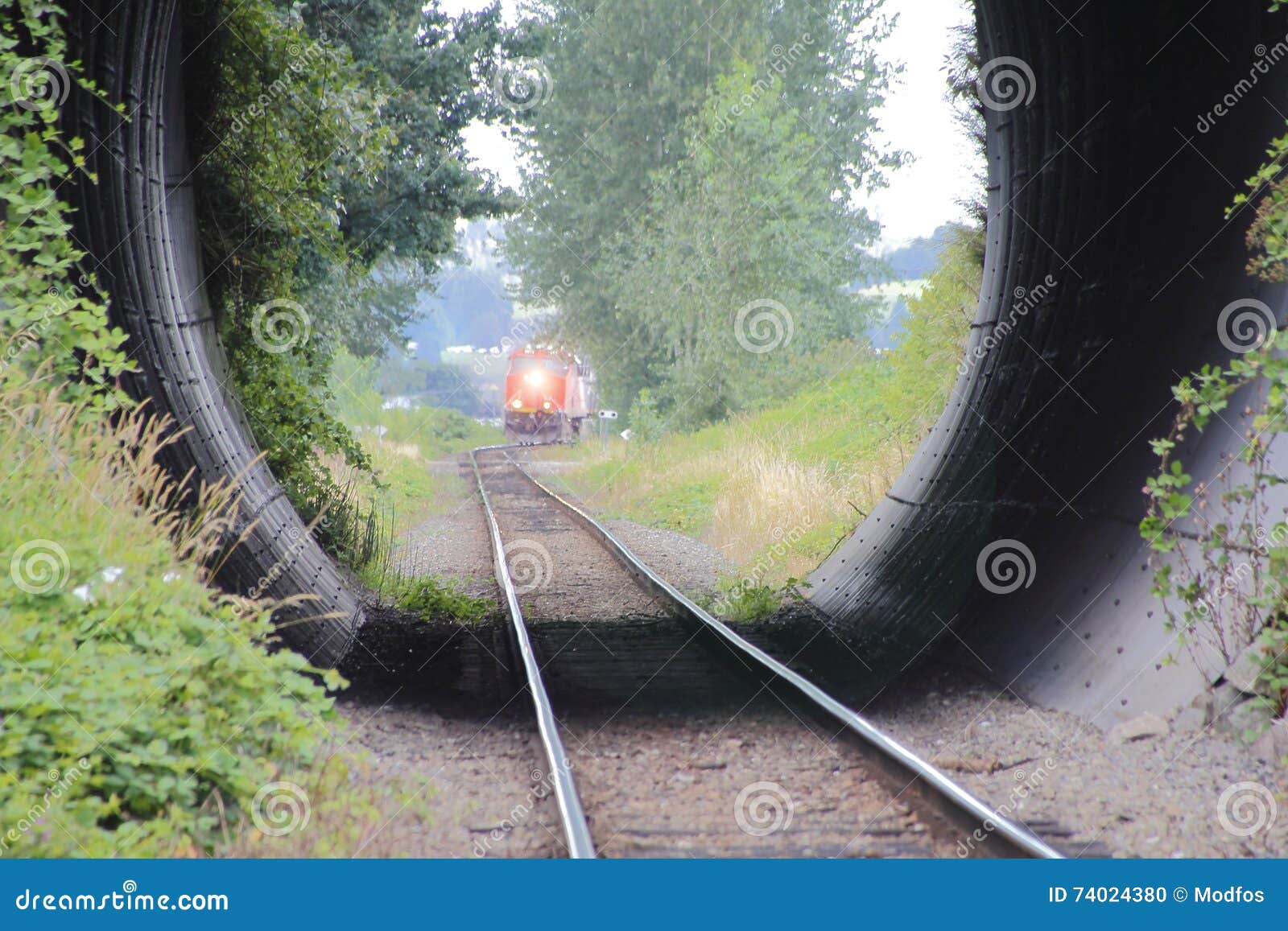 Short Underpass Train Tunnel Stock Photo - Image of train, small: 74024380