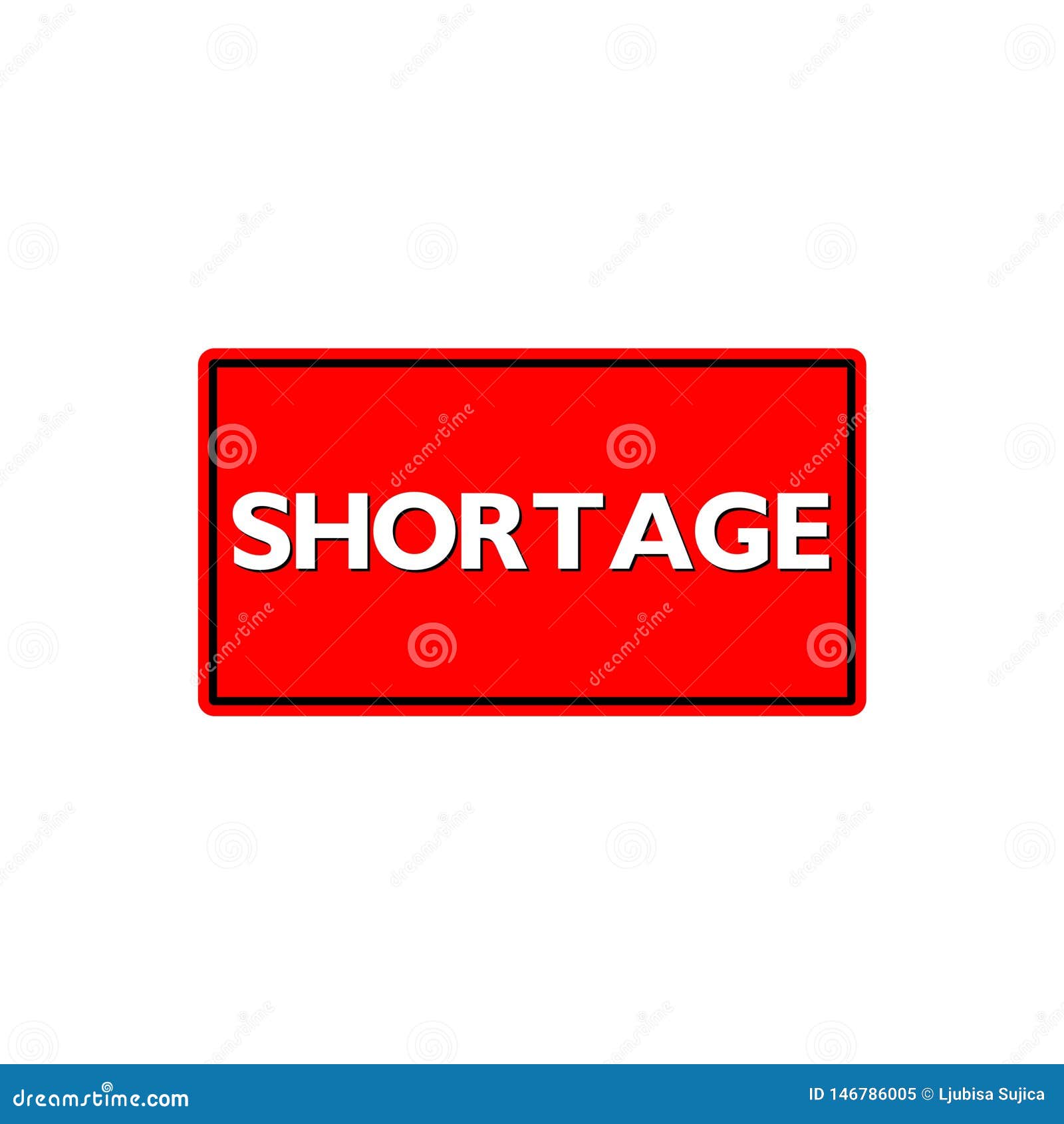 Shortage sign icon button stock illustration. Illustration of demand ...