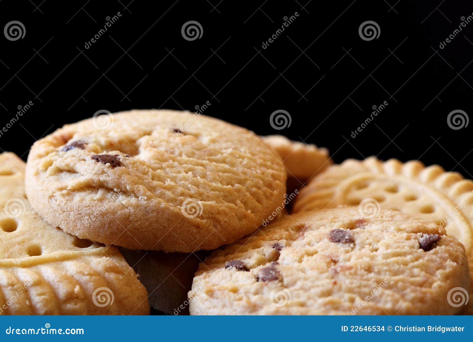 Shortbread biscuits stock photo. Image of confectionery - 22646534
