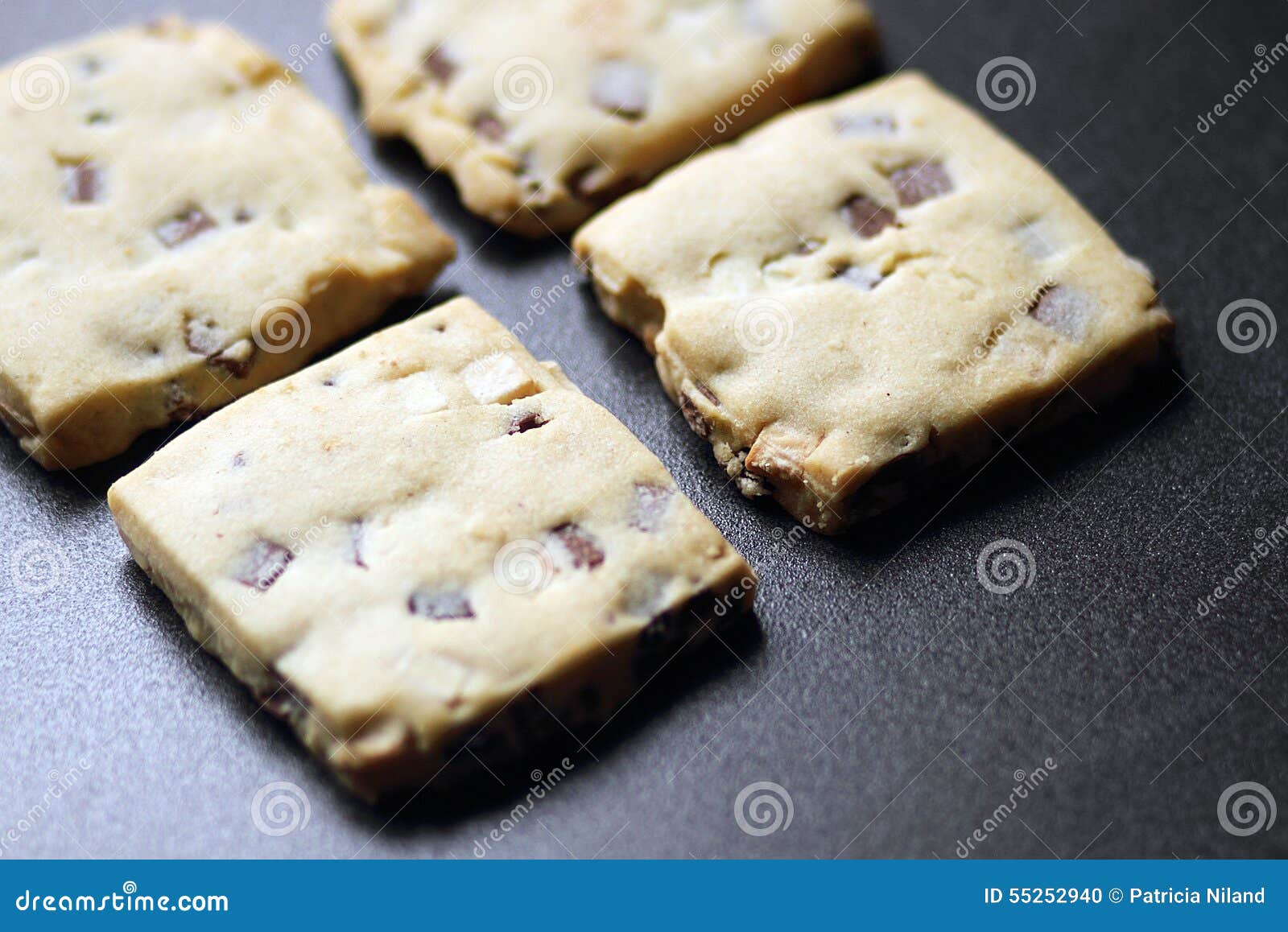 Shortbread Biscuits stock photo. Image of black, depth - 55252940