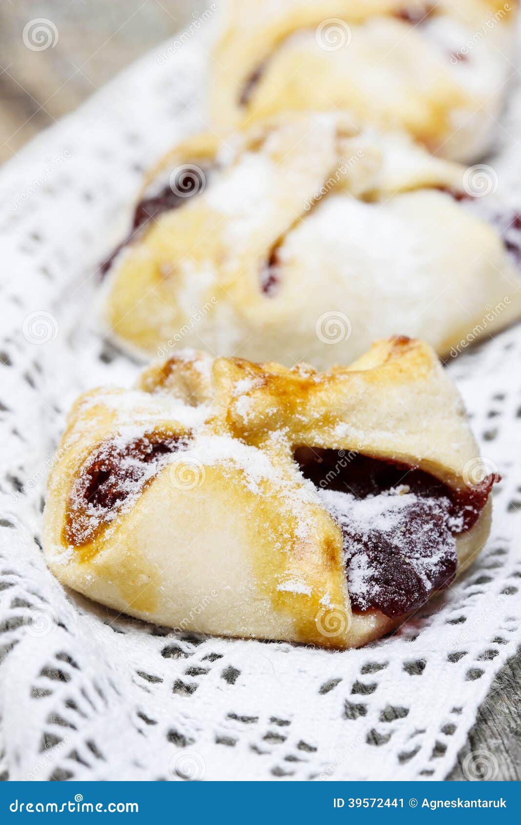 Shortbread Cookies Filled with Jam Stock Image - Image of homemade ...