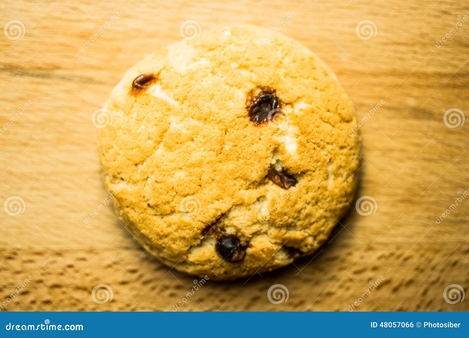 Shortbread Cookies with Raisins Stock Photo - Image of homemade, raisin ...