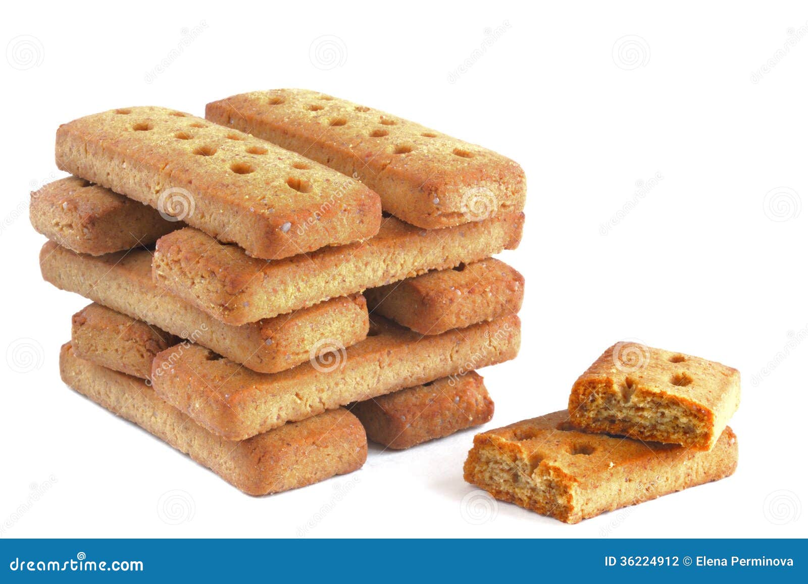 Shortbread Isolated White Background Stock Photo - Image of shortbread ...