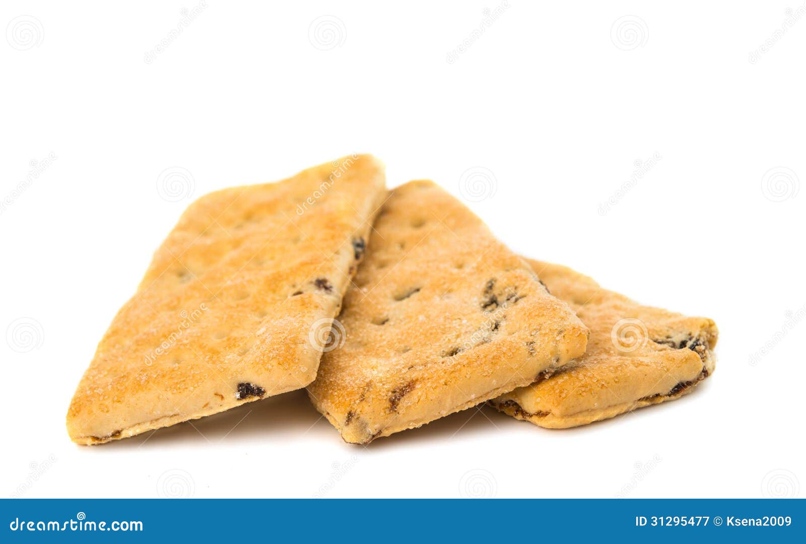 Shortbreads Cookies with Raisins Stock Image - Image of front, food ...