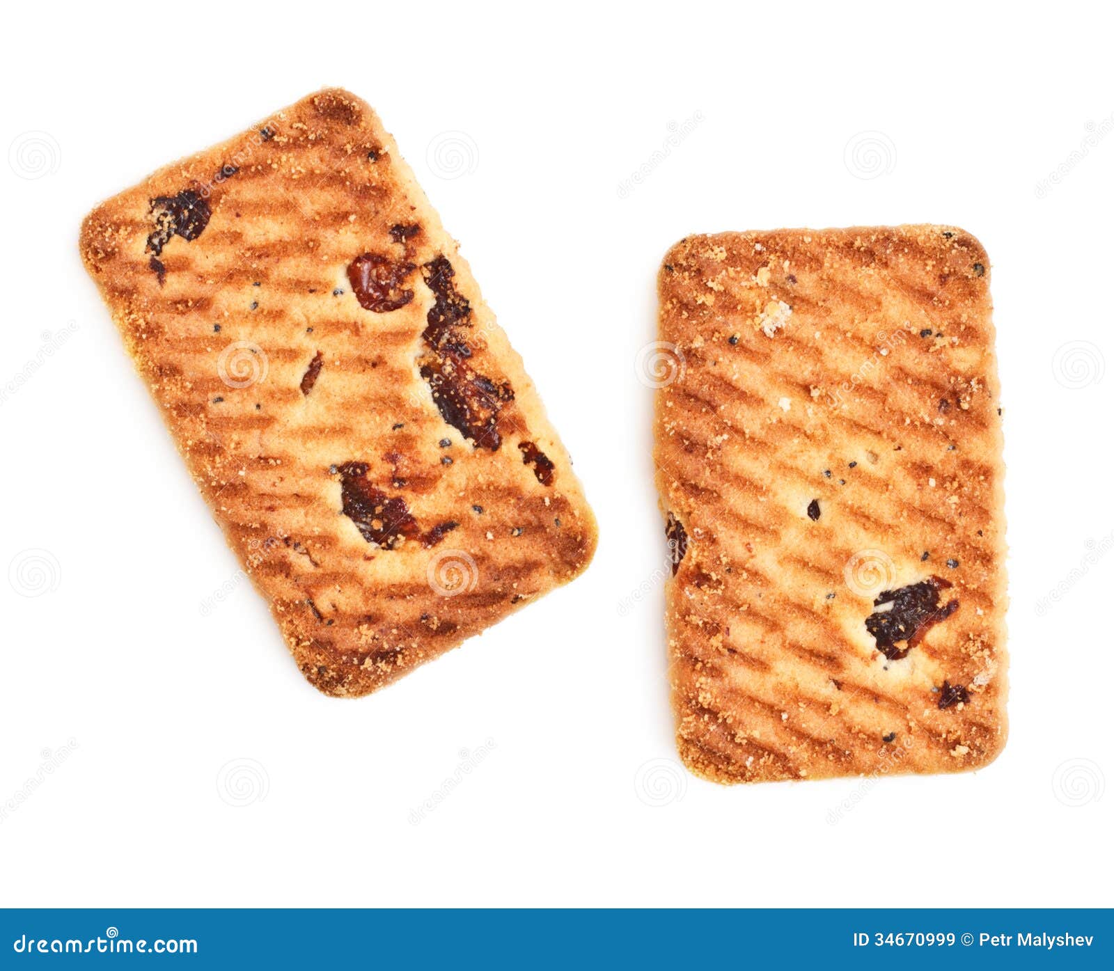 Shortbreads Cookies with Raisins Stock Image - Image of bakery, bake ...