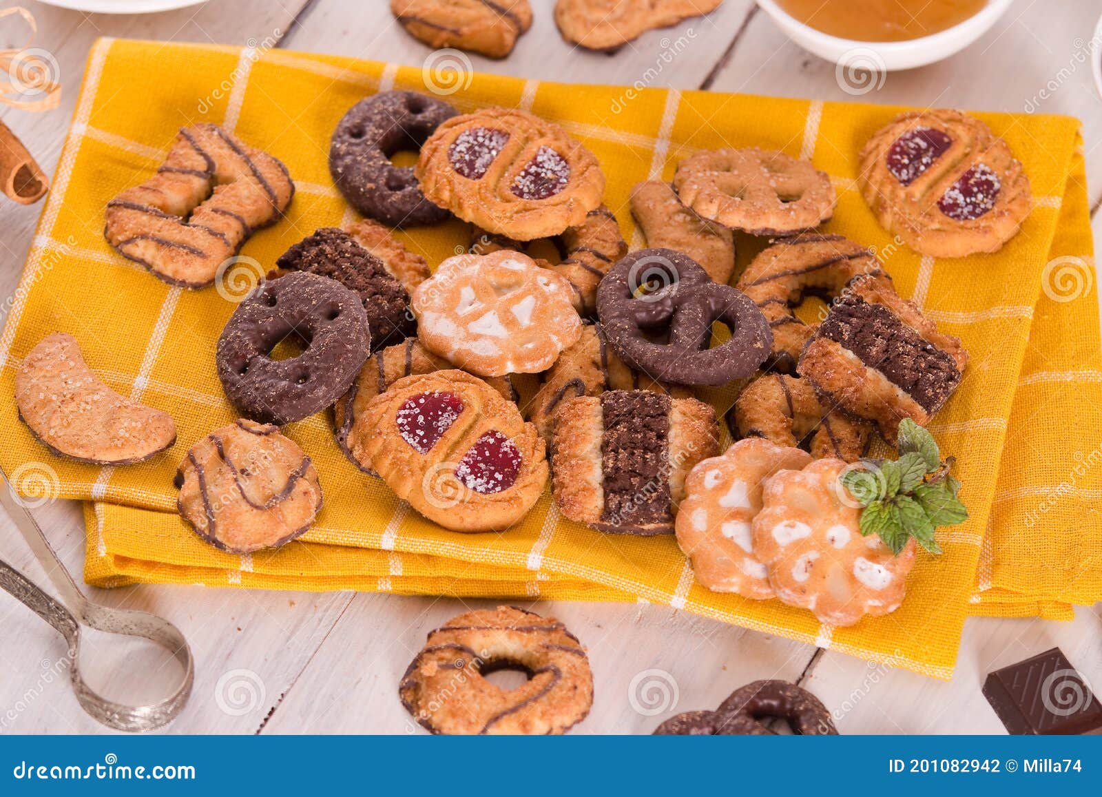 Shortcrust Pastry Biscuits. Stock Photo - Image of biscuits ...