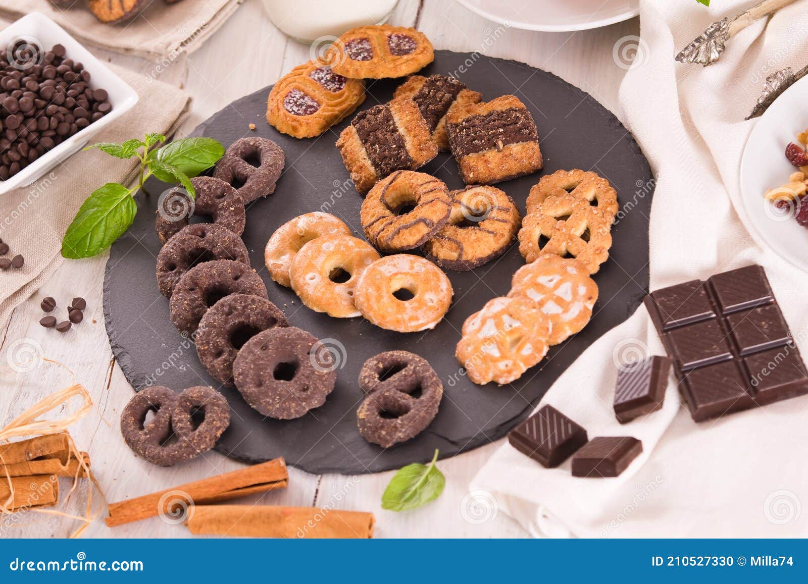 Shortcrust Pastry Biscuits. Stock Photo - Image of gastronomy, frosting ...