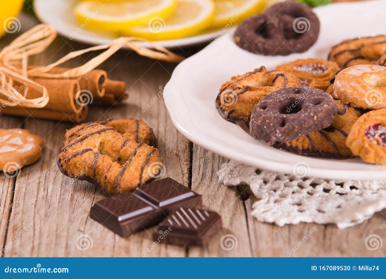 Shortcrust Pastry Biscuits. Stock Photo - Image of butter, ingredient ...