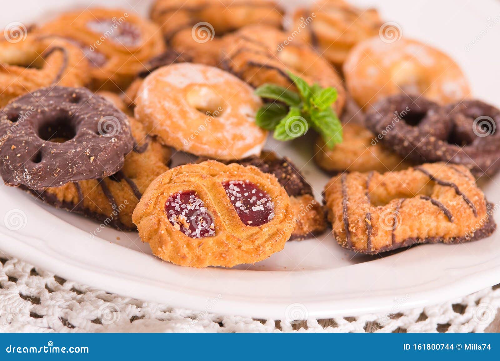 Shortcrust Pastry Biscuits. Stock Photo - Image of dough, biscuits ...