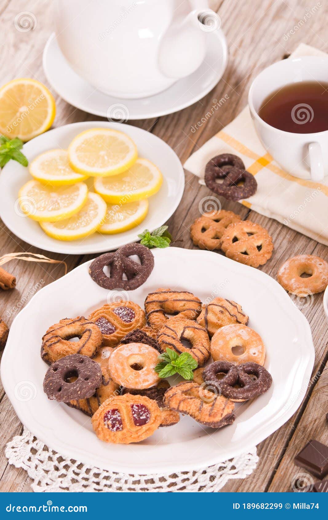 Shortcrust Pastry Biscuits. Stock Image - Image of biscuit, dessert ...