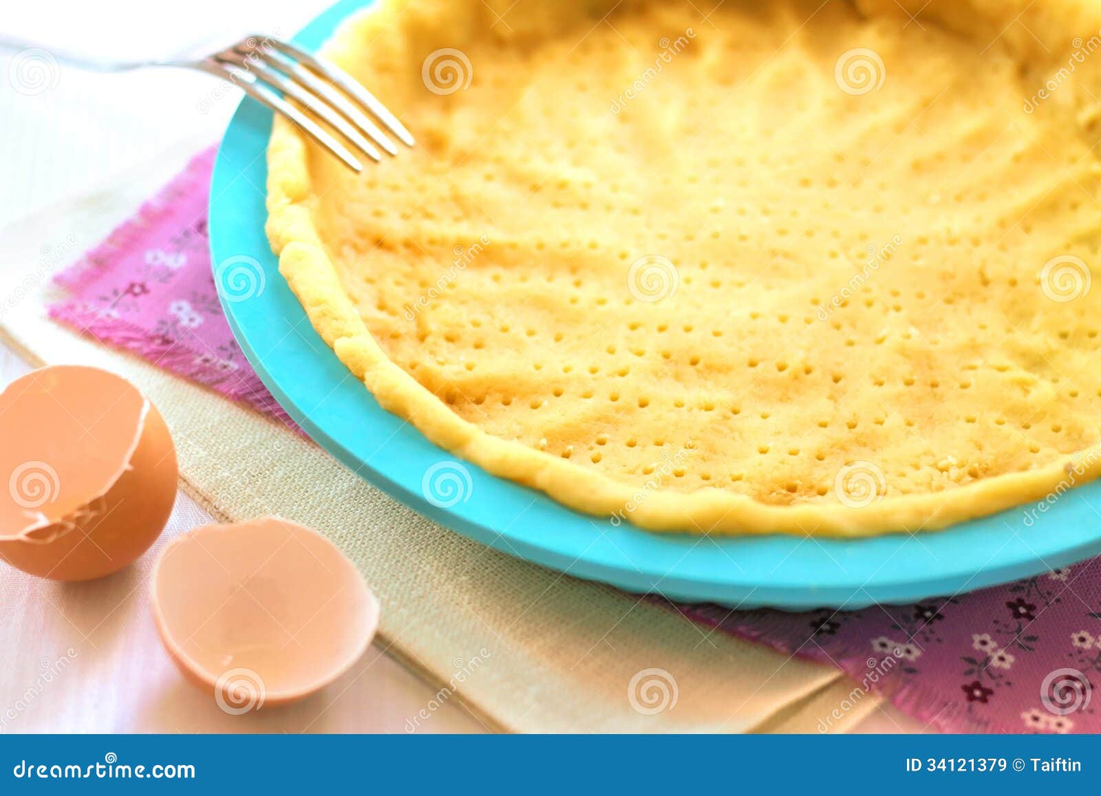 Shortcrust Pastry Ready for Baking Stock Image - Image of homemade ...