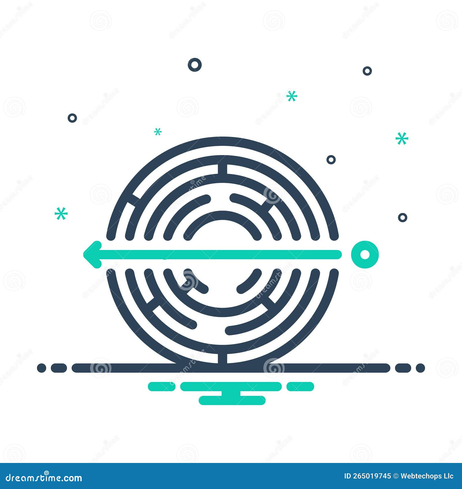 Mix Icon for Shortcuts, Complications and Maze Stock Vector ...