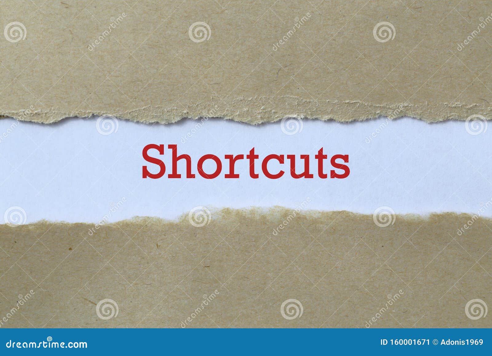 Shortcuts on white stock image. Image of success, background - 160001671
