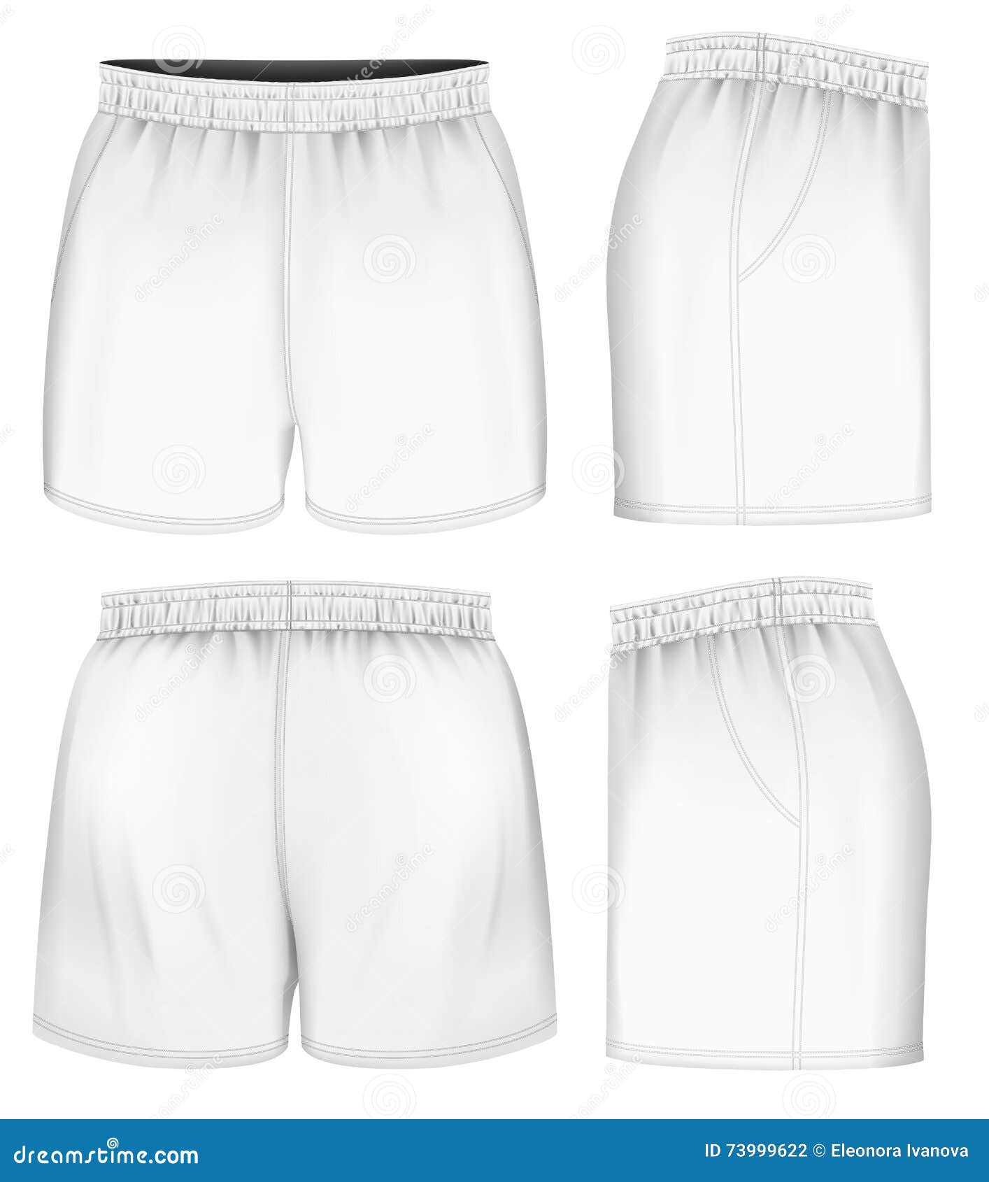 Shorts de vecteur de rugby illustration de vecteur. Illustration du ...