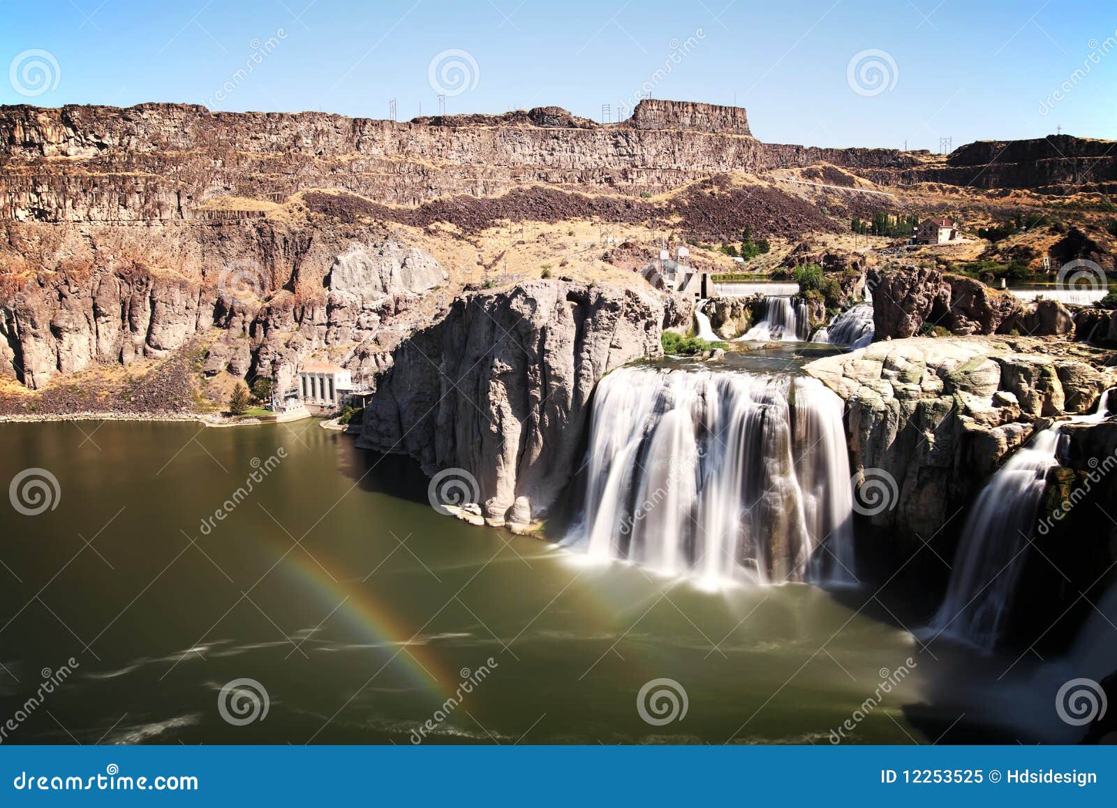 Shoshone Falls stock image. Image of outside, cascading - 12253525