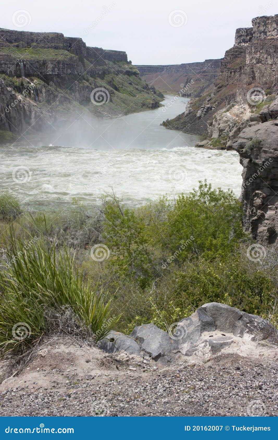 Shoshone Falls stock image. Image of boating, camp, canyon - 20162007