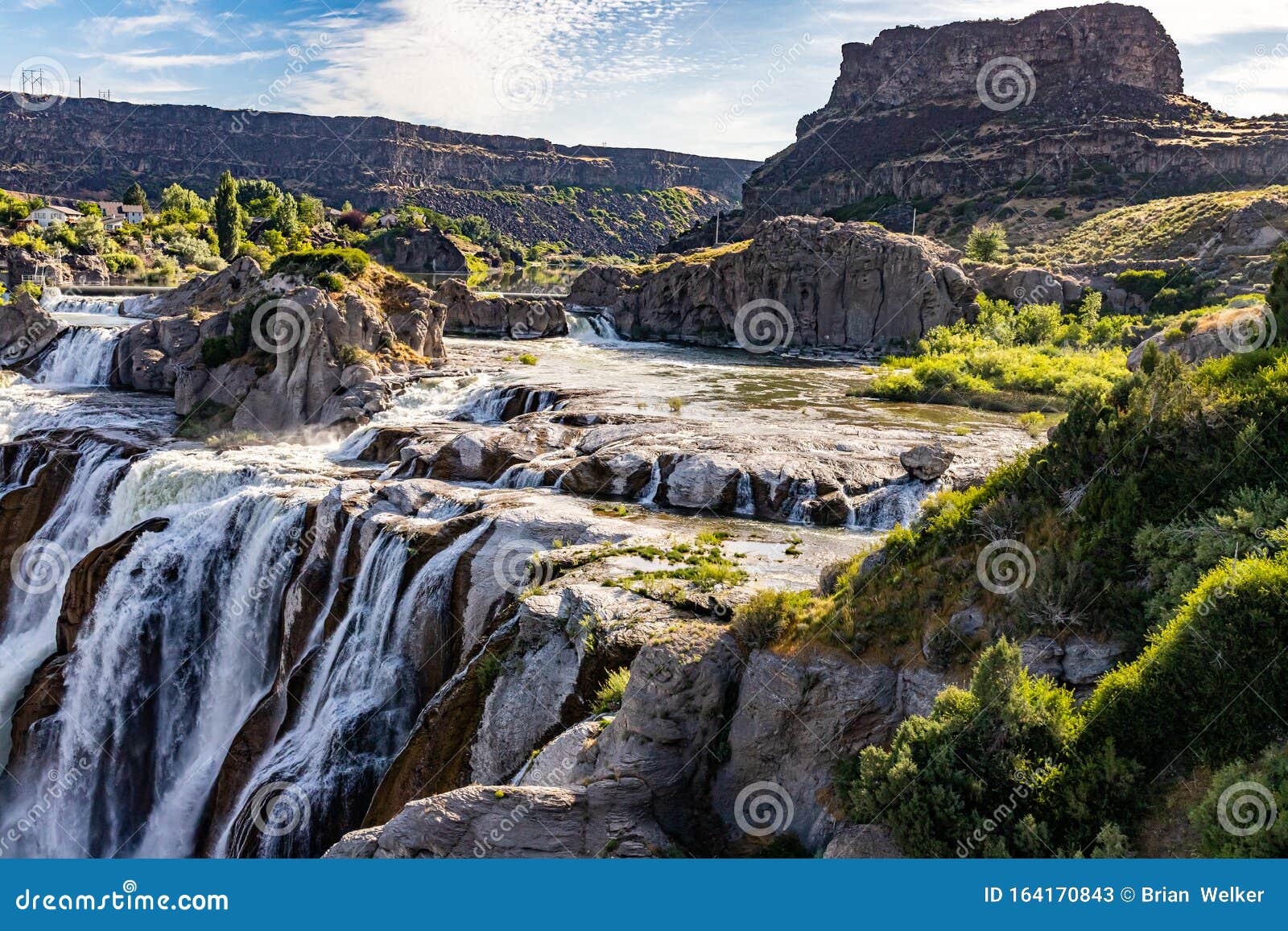 Shoshone Falls Idaho stock image. Image of environment - 164170843