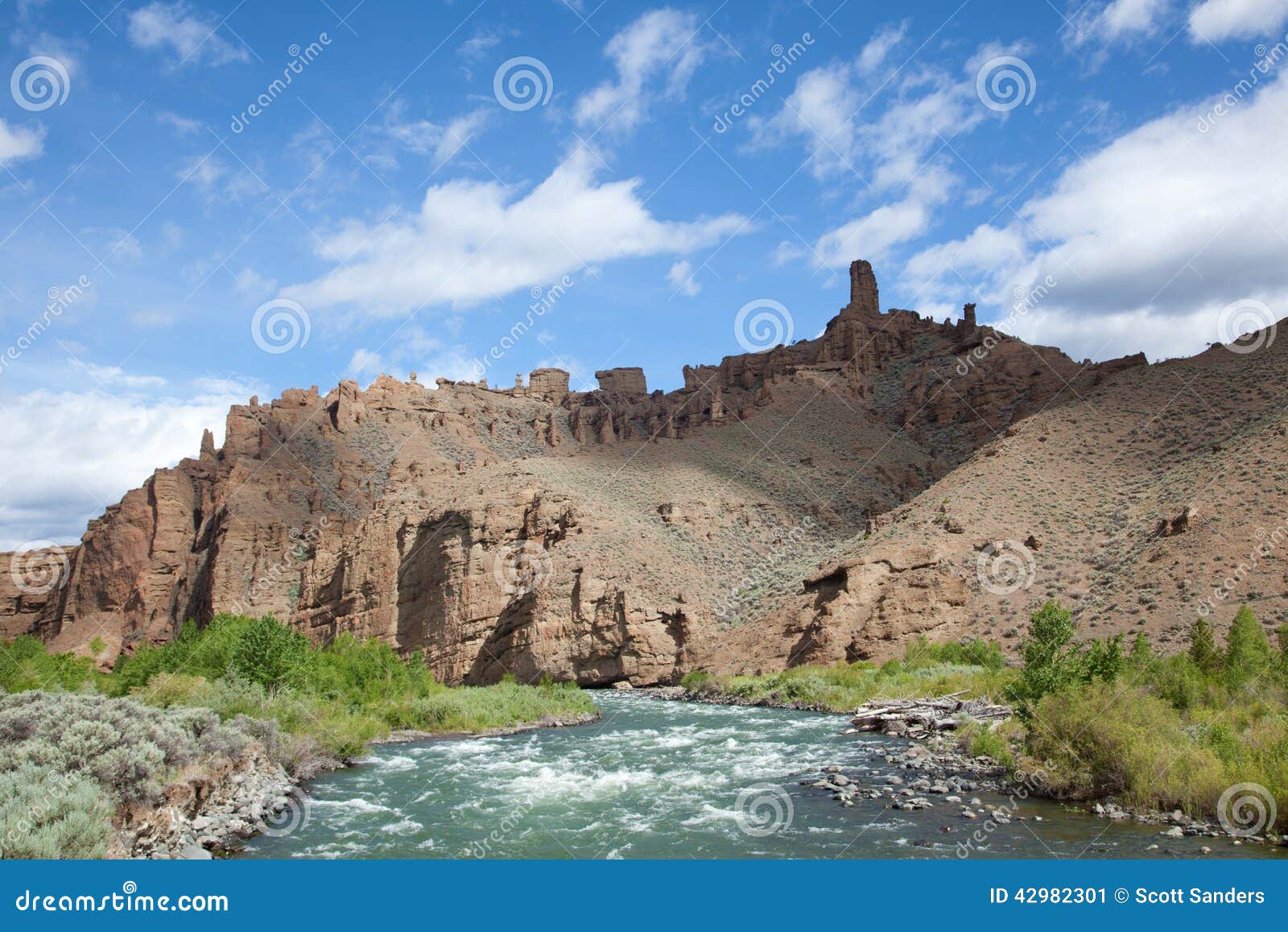 Shoshone River stock image. Image of white, stone, nature - 42982301