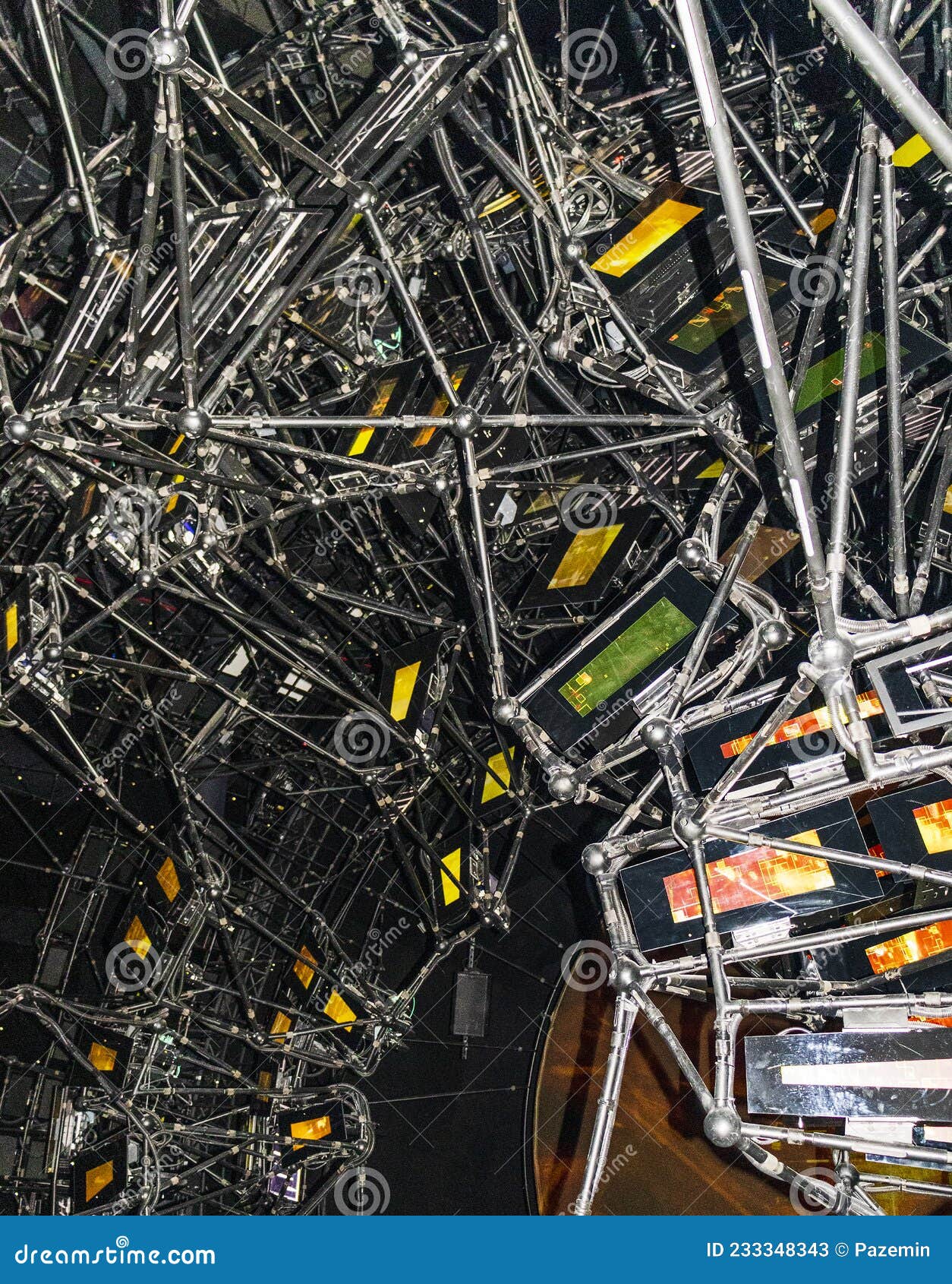 Shot of an Abstract Futuristic Installation. Concept Stock Image ...