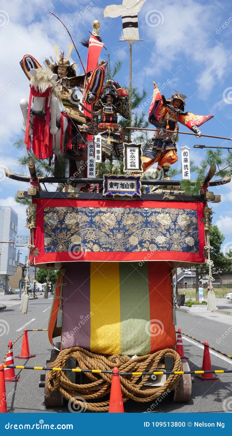 Ancient Japanese Samurai Shrine Editorial Image - Image of reflection ...
