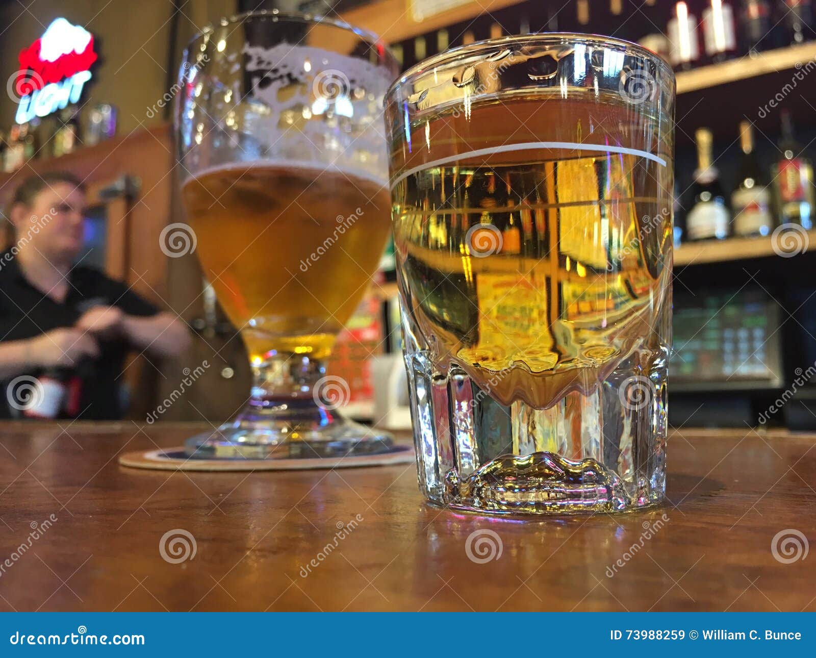 Shot and a beer editorial stock image. Image of corn - 73988259