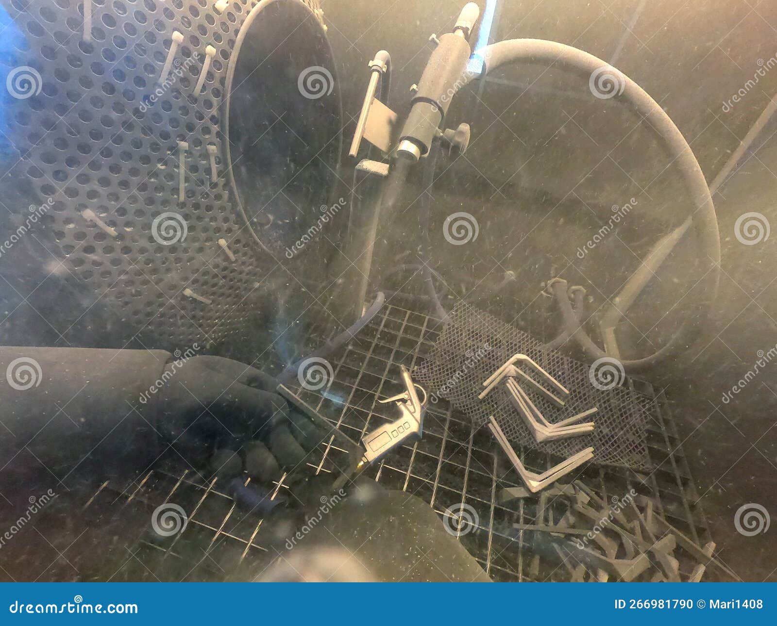 Shot Blasting Shot Blasting of Model Printed on 3D Printer from ...