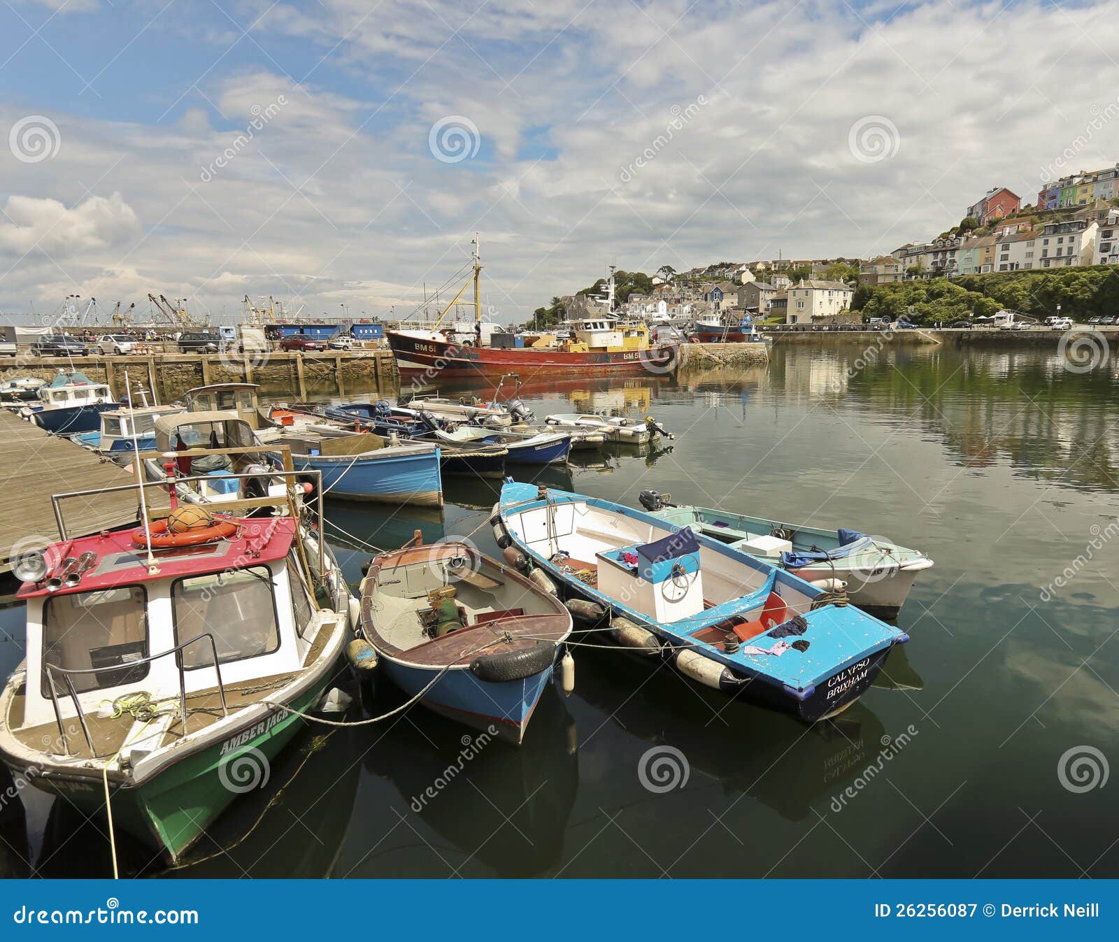 A Shot of Brixham Harbor, Devon, England Editorial Photography - Image ...