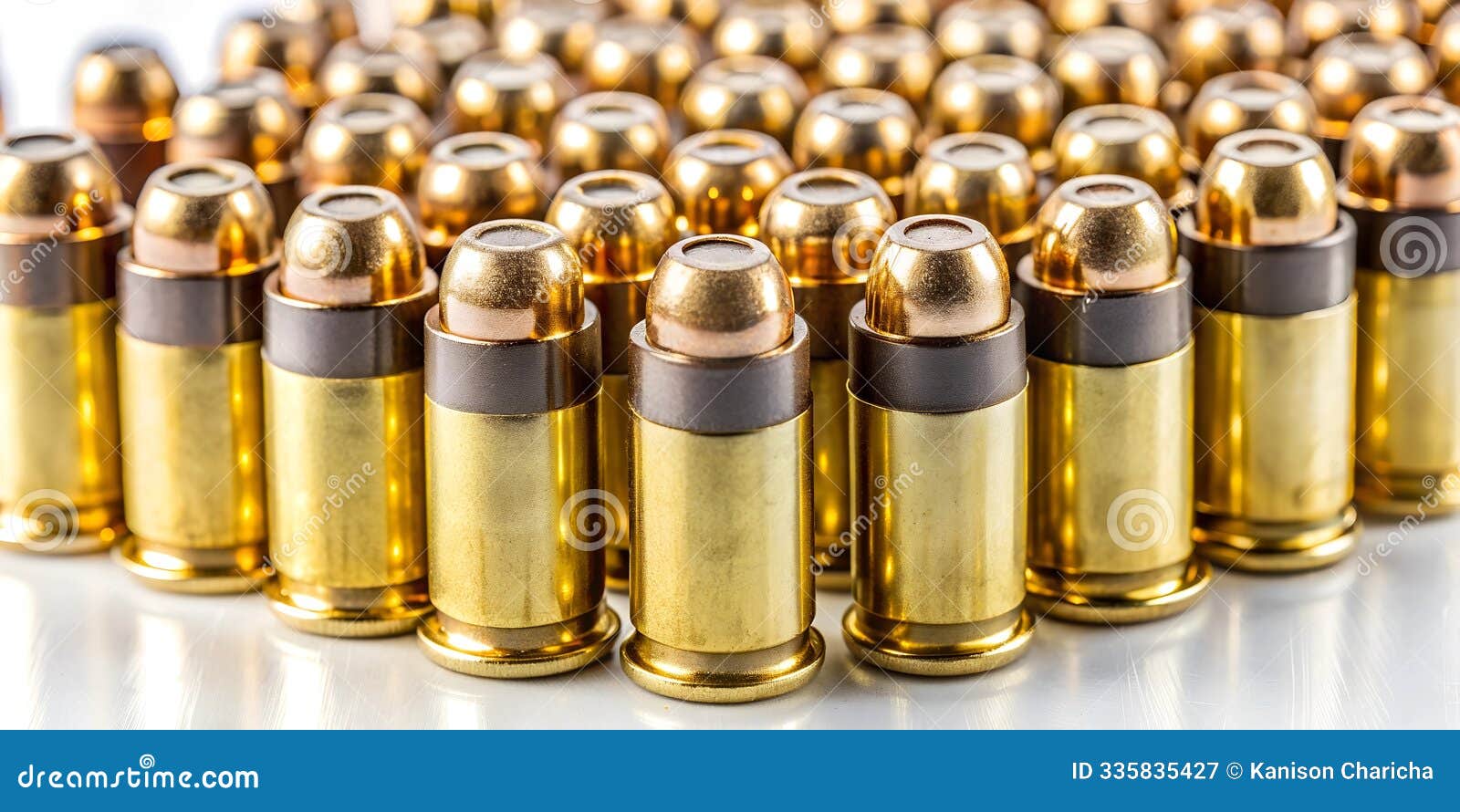 Shot Bullets with Cases Expanded Ballistics Creative AI Stock ...
