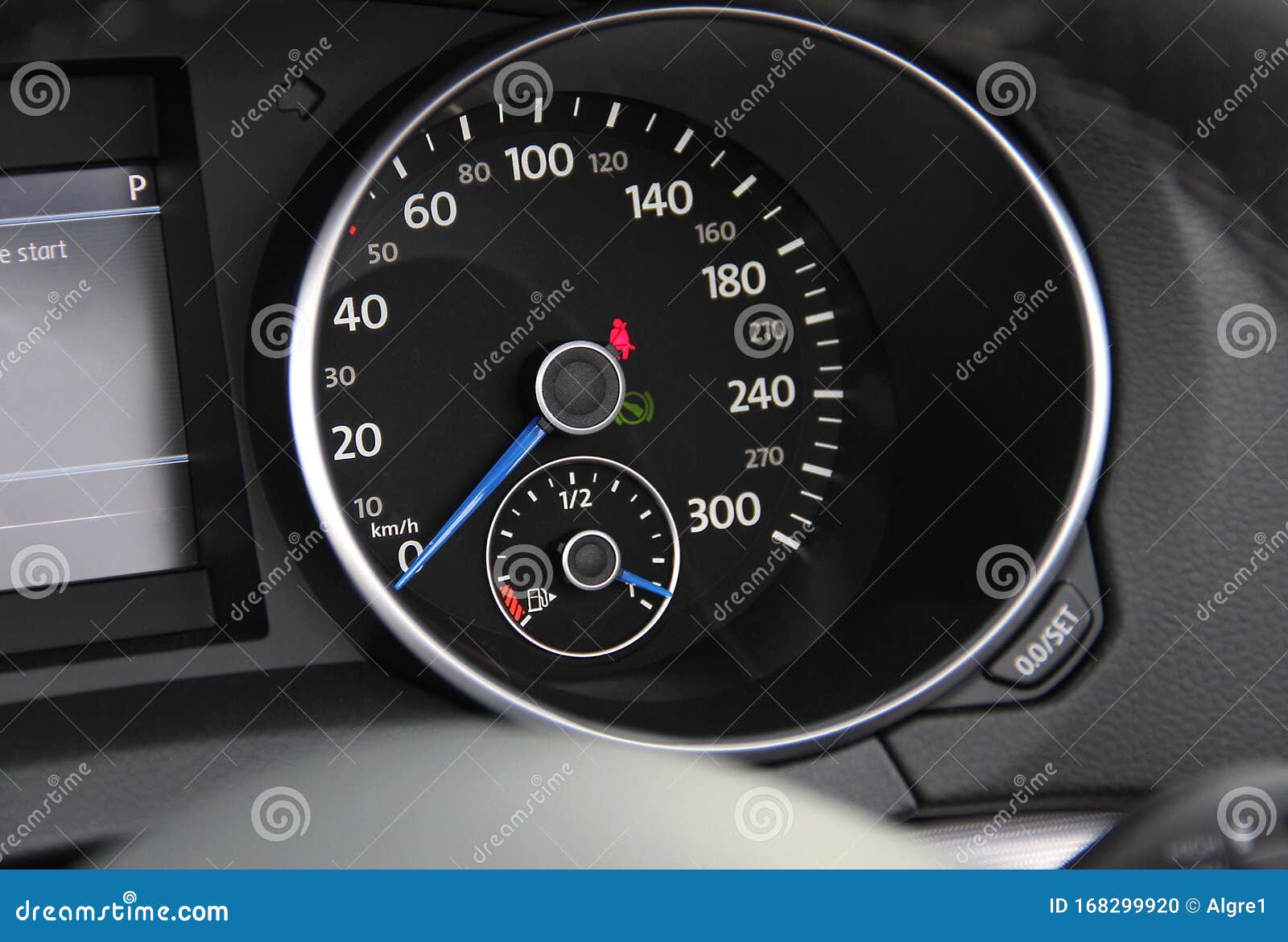 Analog car speedometer stock photo. Image of checkout - 168299920