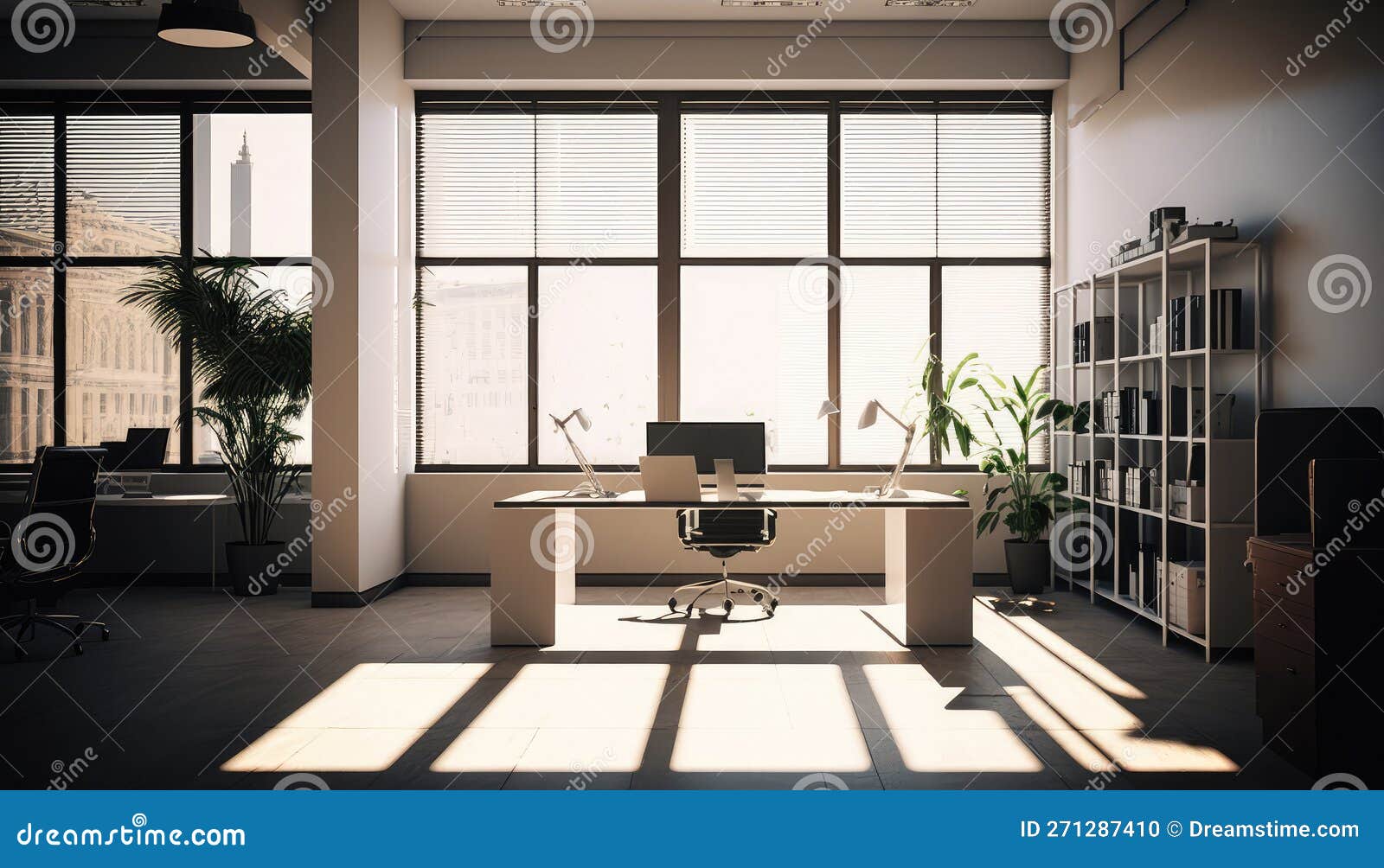 Shot of a Desktop Computer in a Creative Modern Office Stock ...