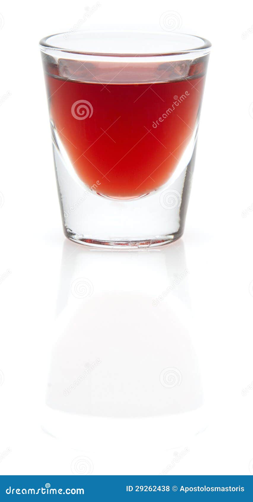 Shot Drink Cocktail on White Stock Photo - Image of modern, list: 29262438