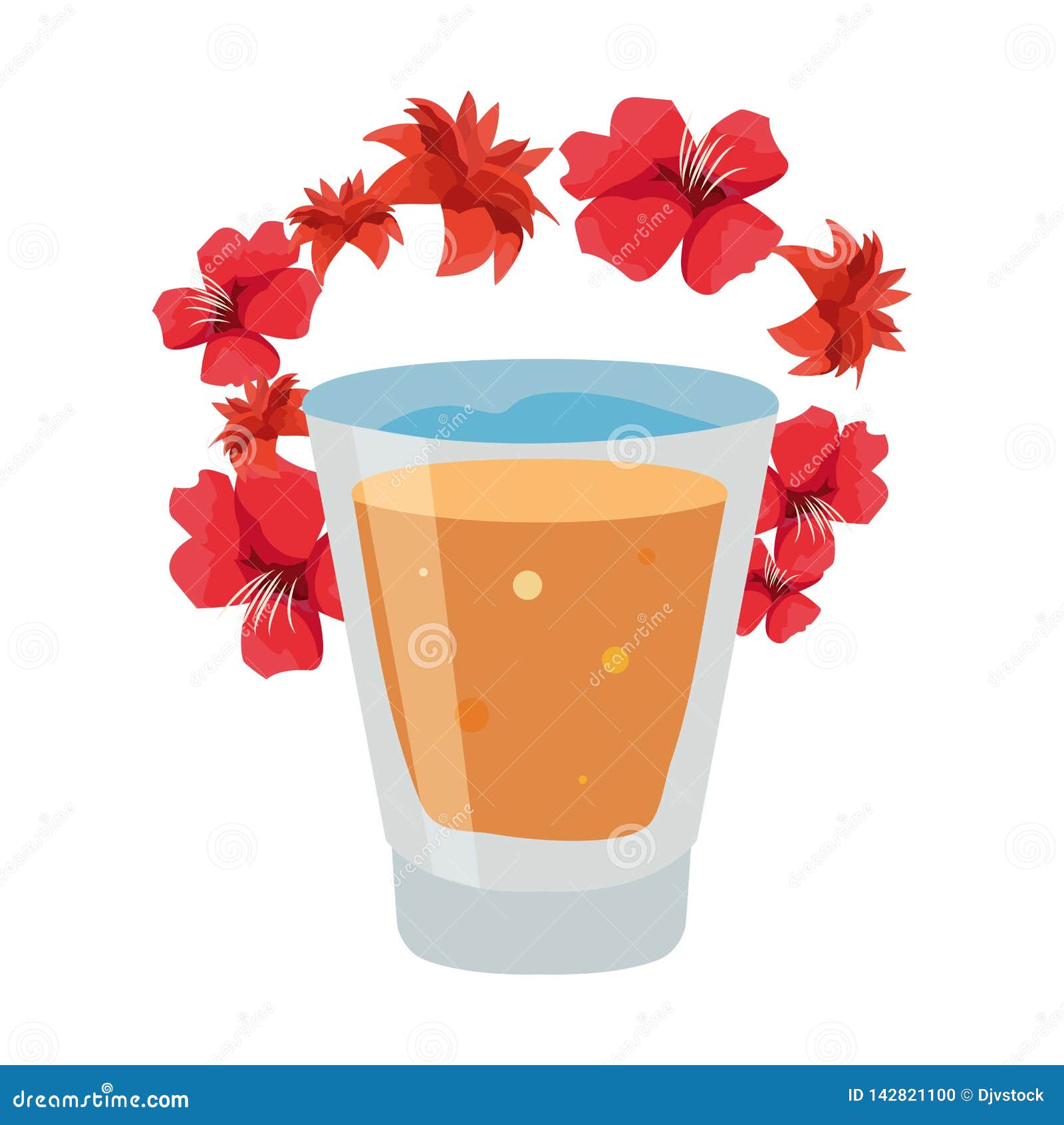 Shot Drink. Revolver Sketch Goblet Absinthe Liqueur. Printing On T ...