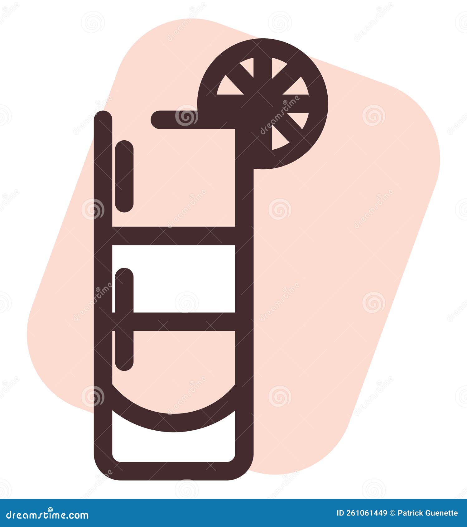 Shot drink, icon stock vector. Illustration of booze - 261061449