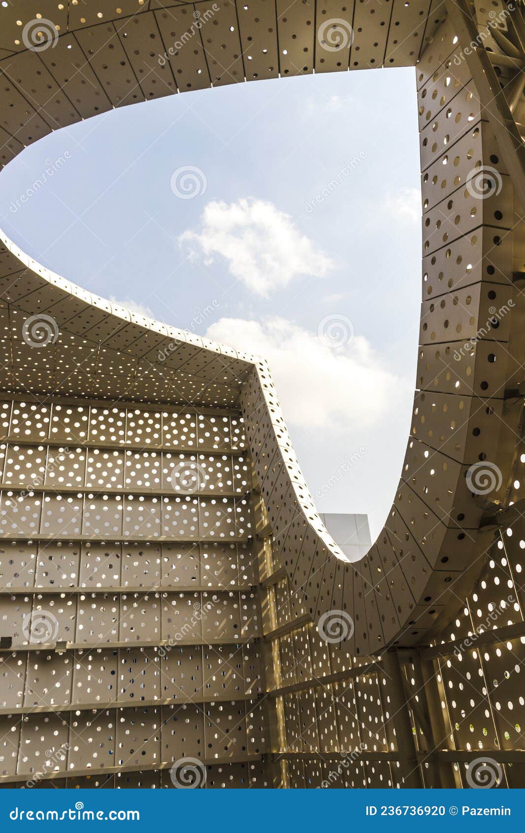 Shot of a Facade of a Modern Building. Exterior Editorial Image - Image ...