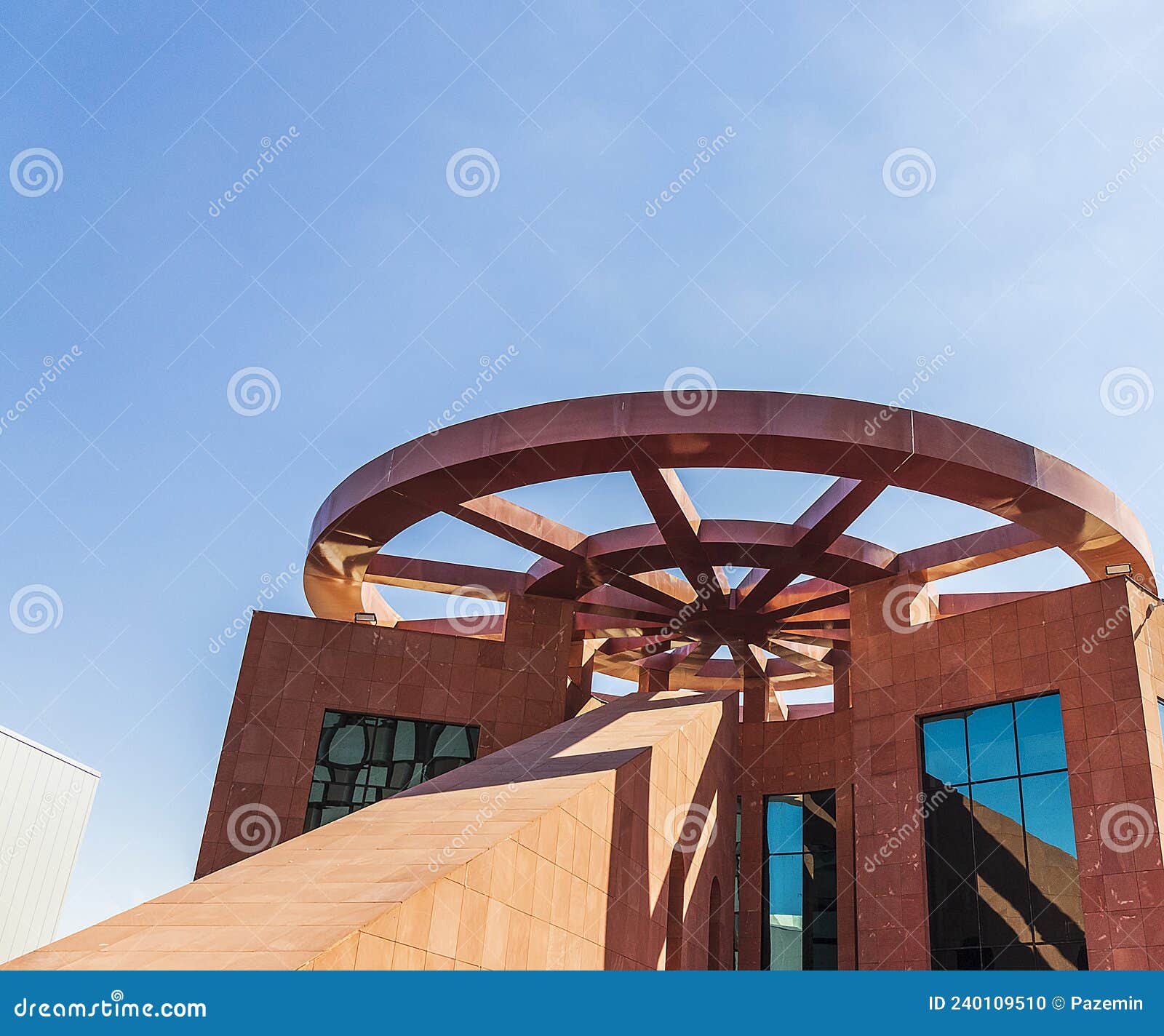 Shot of a Facade of Modern Building. Architecture Stock Photo - Image ...