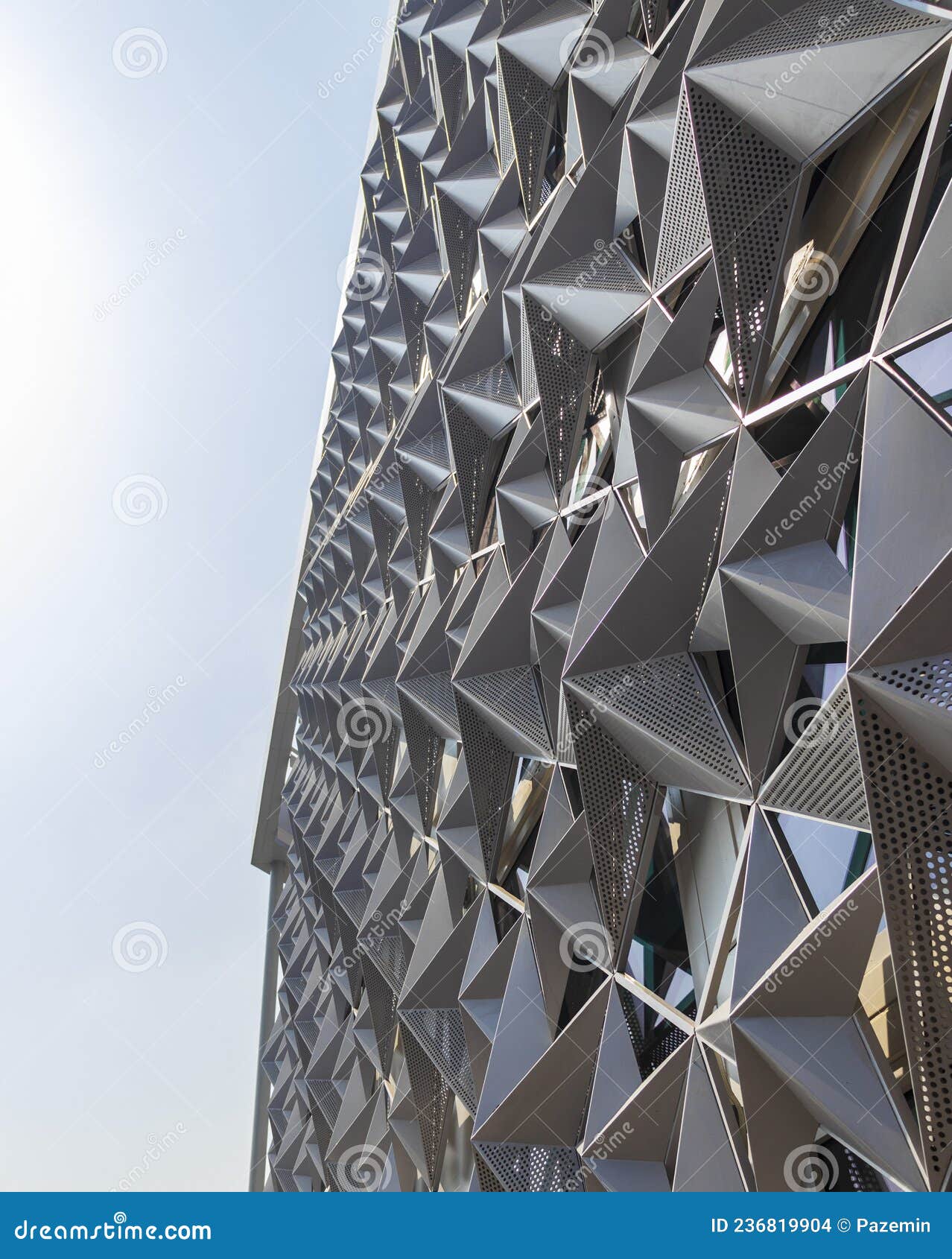 Shot of a Facade of Modern Building. Design Editorial Stock Image ...
