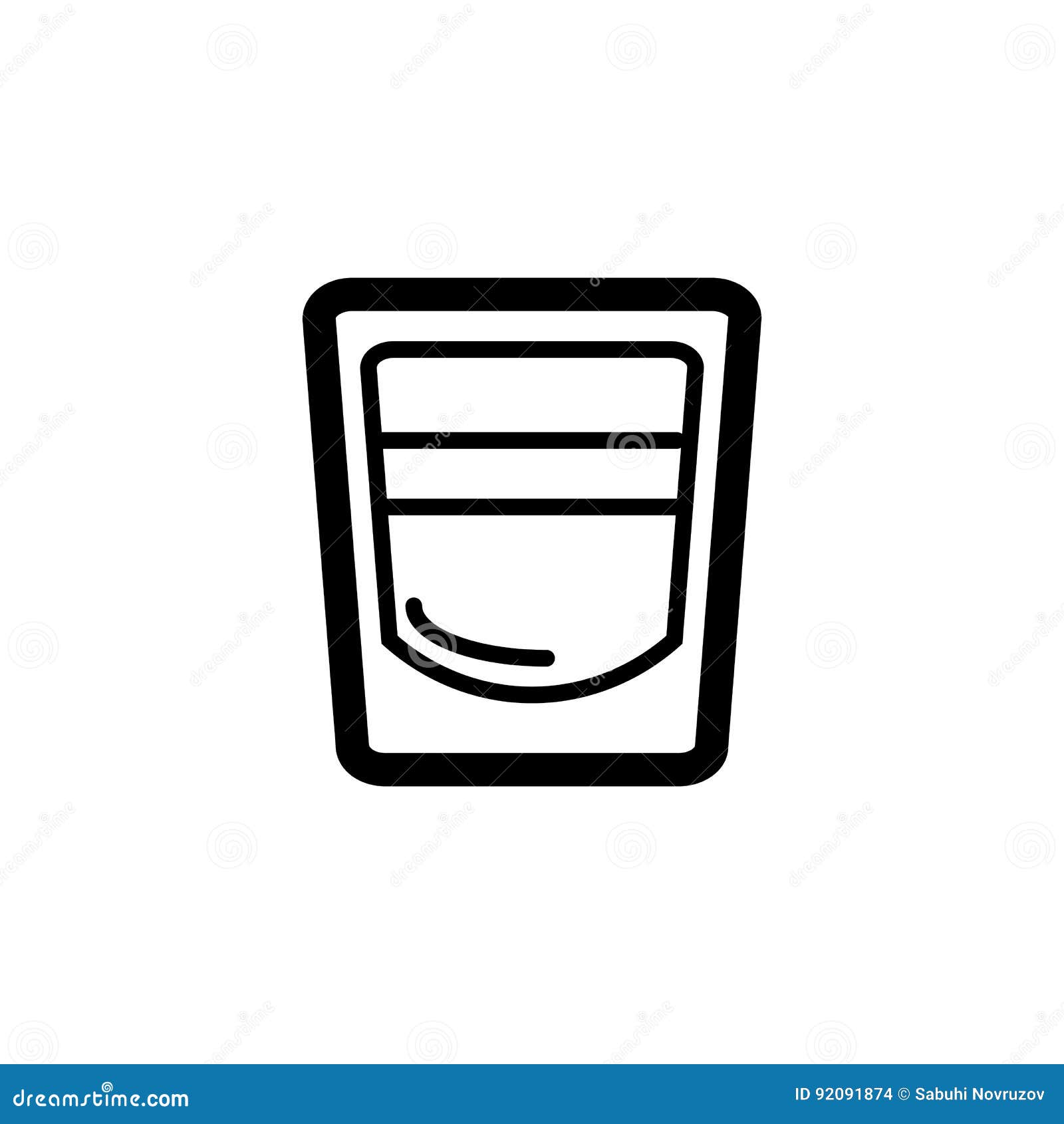 Shot Glass Icon Vector. Cocktail Illustration Stock Vector ...