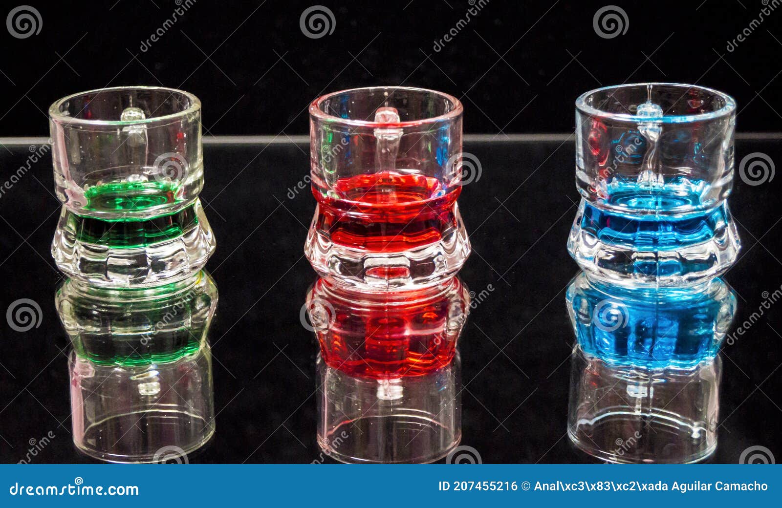 Shot glasses stock photo. Image of liqueur, party, colors - 207455216