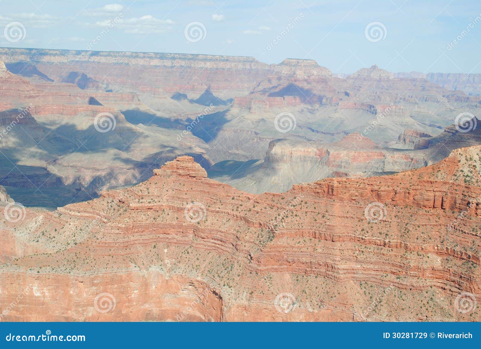 Grand Canyon in Spring stock image. Image of perspective - 30281729